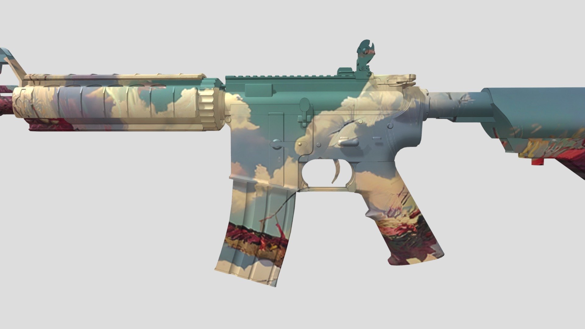M4A4 - 3D model by eugenkoles [a072442] - Sketchfab