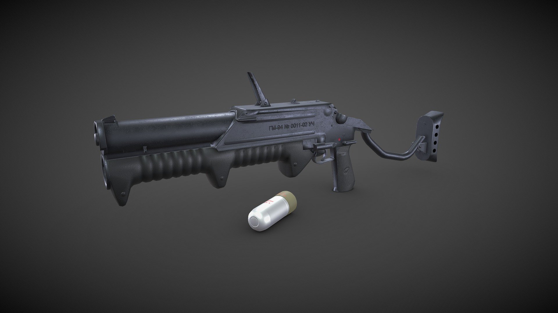 GM-94 Grenade Launcher - Buy Royalty Free 3D model by MaX3Dd [a073018 ...