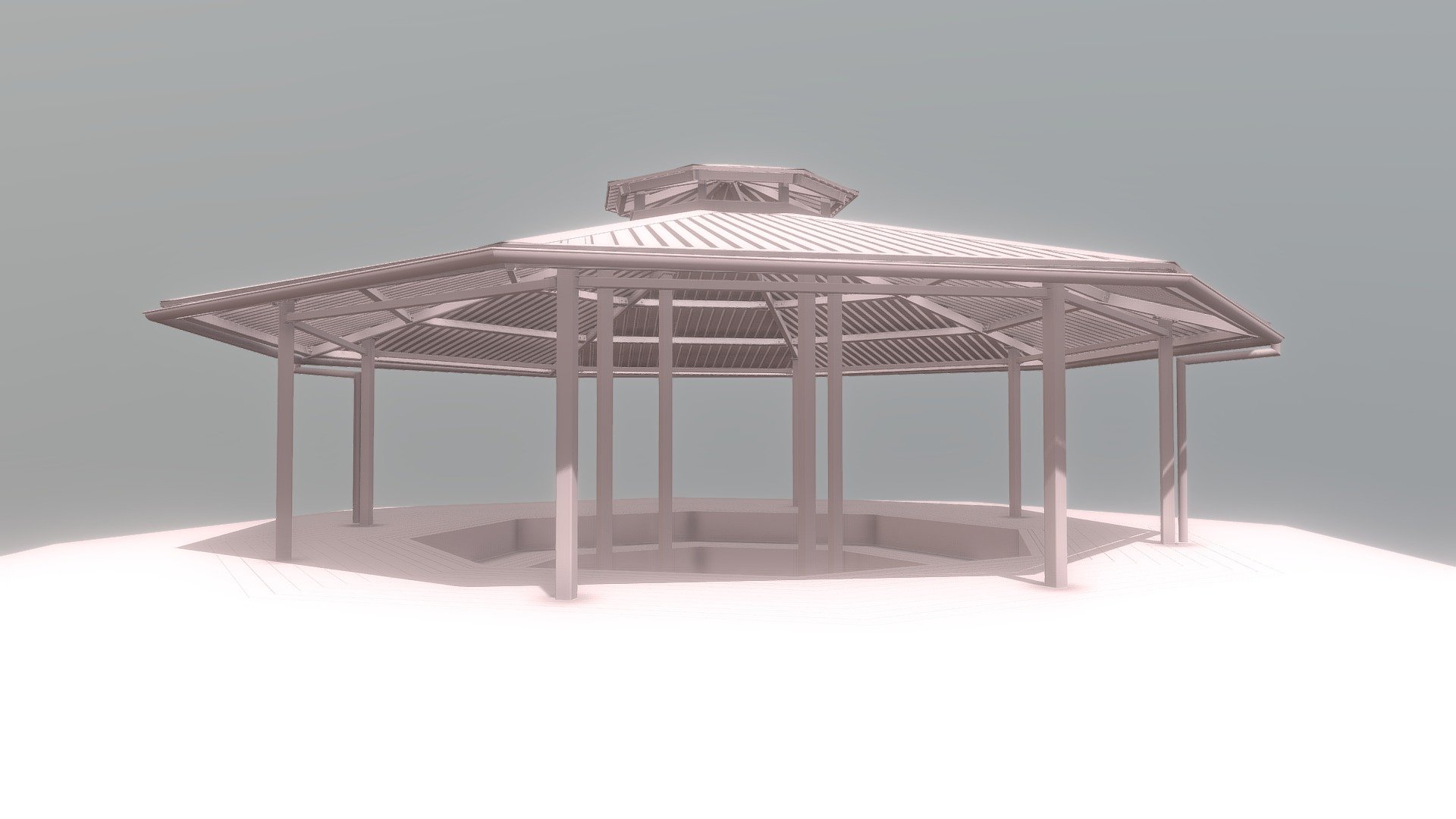 Pavillion - Download Free 3D model by Friedrich Bader (@fbader ...