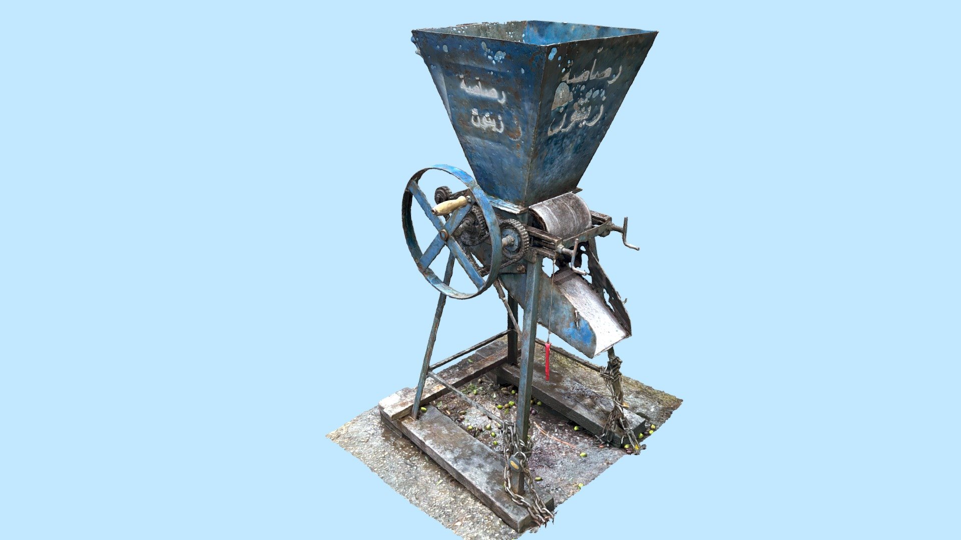 Olive Hammer Crusher, Grinder رصّاصة زيتون - Buy Royalty Free 3D model ...