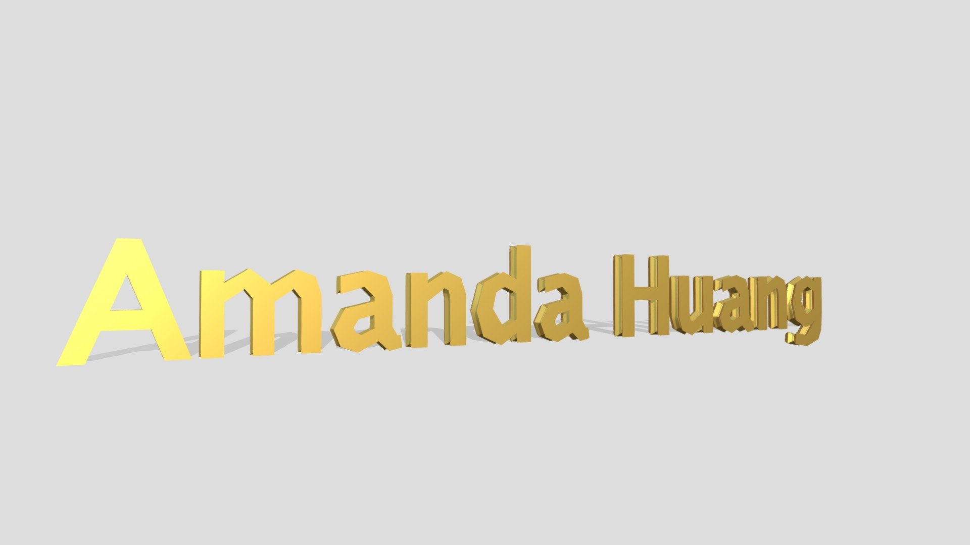 Amanda's 3D Signature - Download Free 3D model by huangamanda [a076839 ...