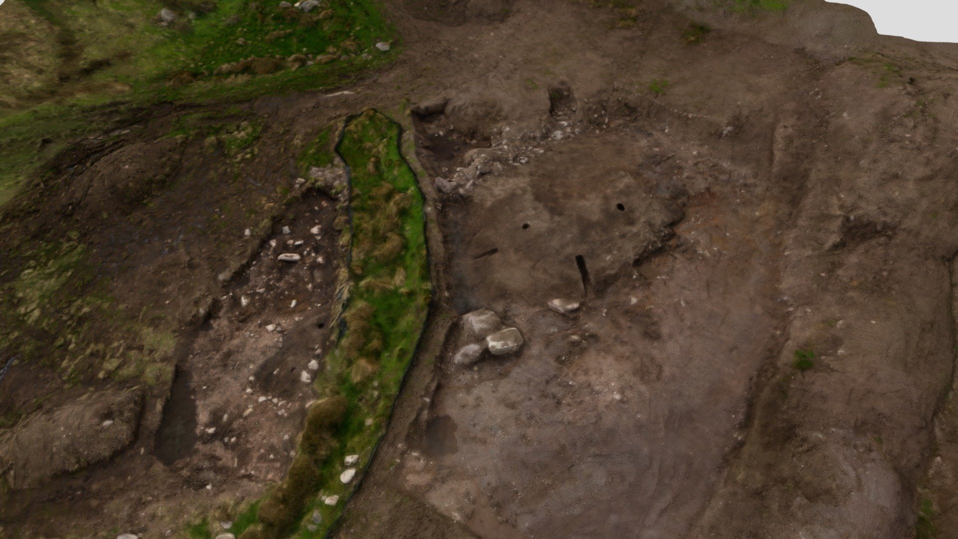 Slievereagh 2 - Excavated Burnt Mound - 3D model by bruce.sutton ...