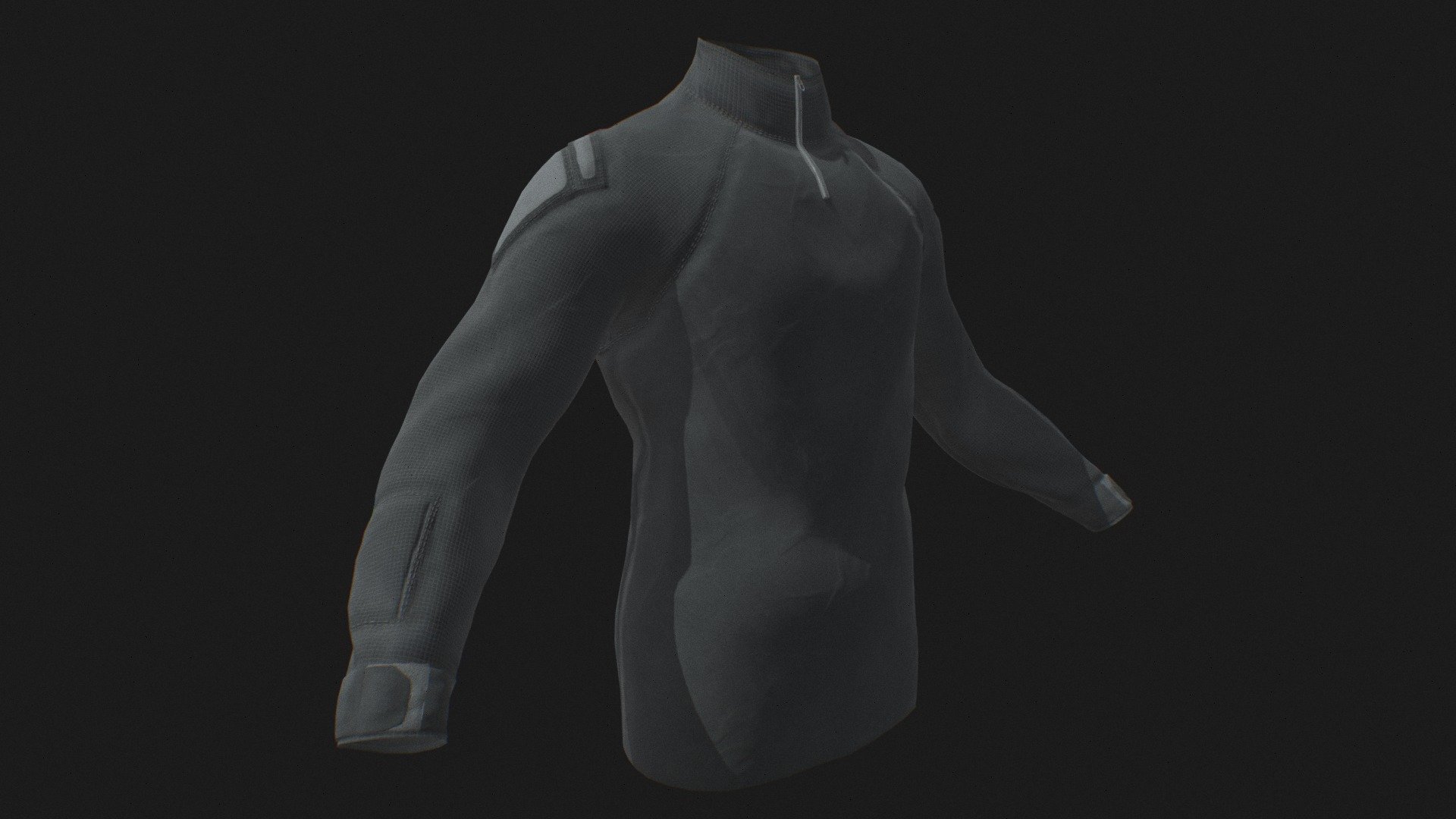 Combat Shirt - Gameready - Rigged - Metahuman - Download Free 3D model ...