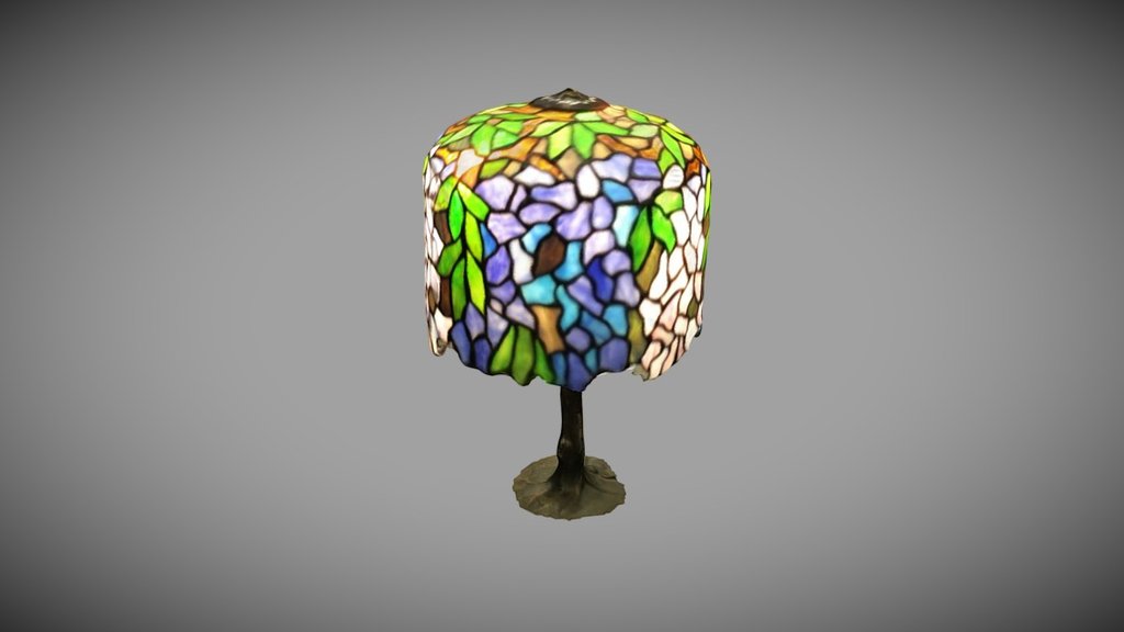 Tiffany Lamp - Download Free 3D model by pepin [a0782d3] - Sketchfab