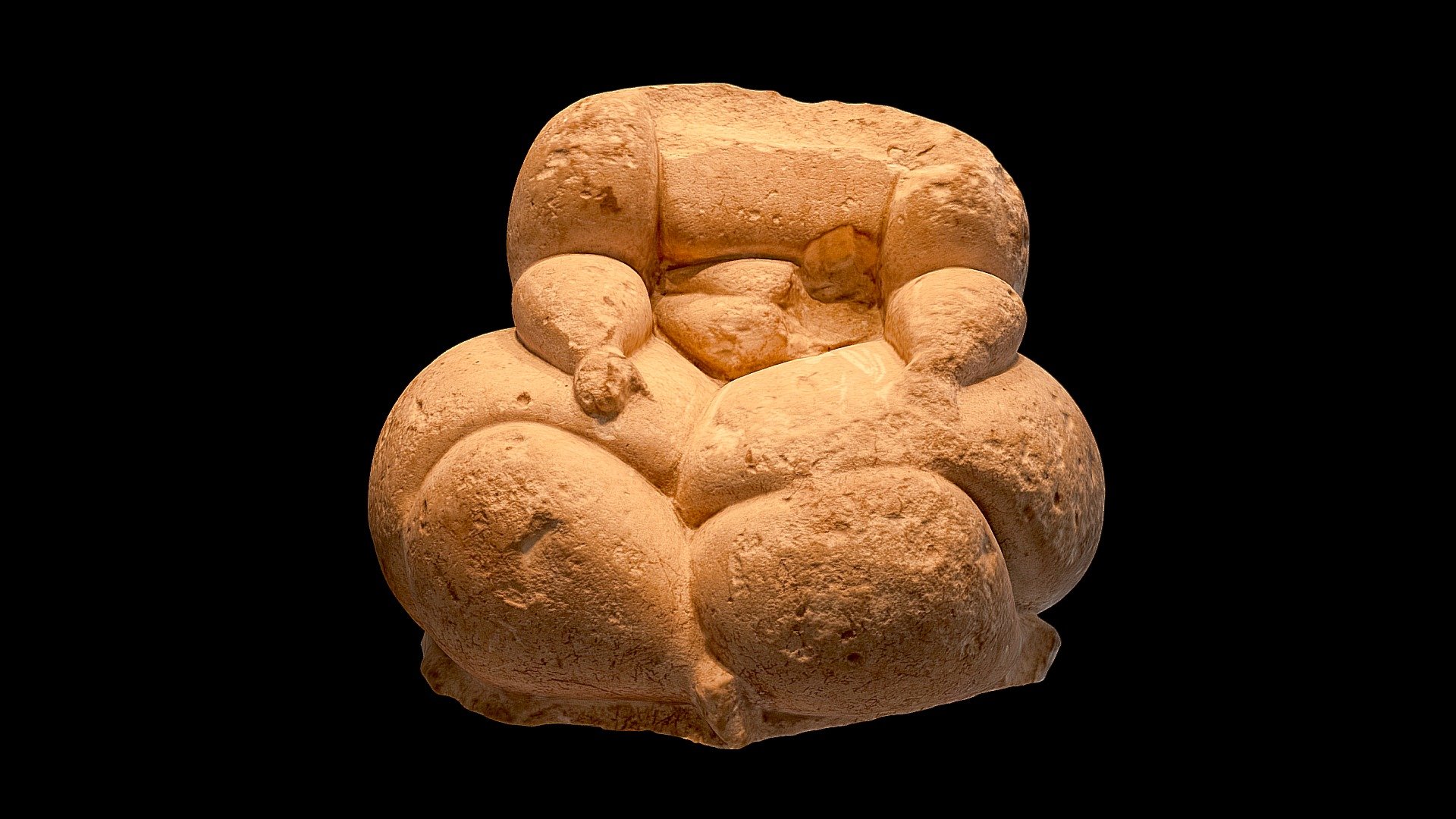 Neolithic Seated Statuette - 3D model by LZCreation (@jmch) [a0784f0 ...