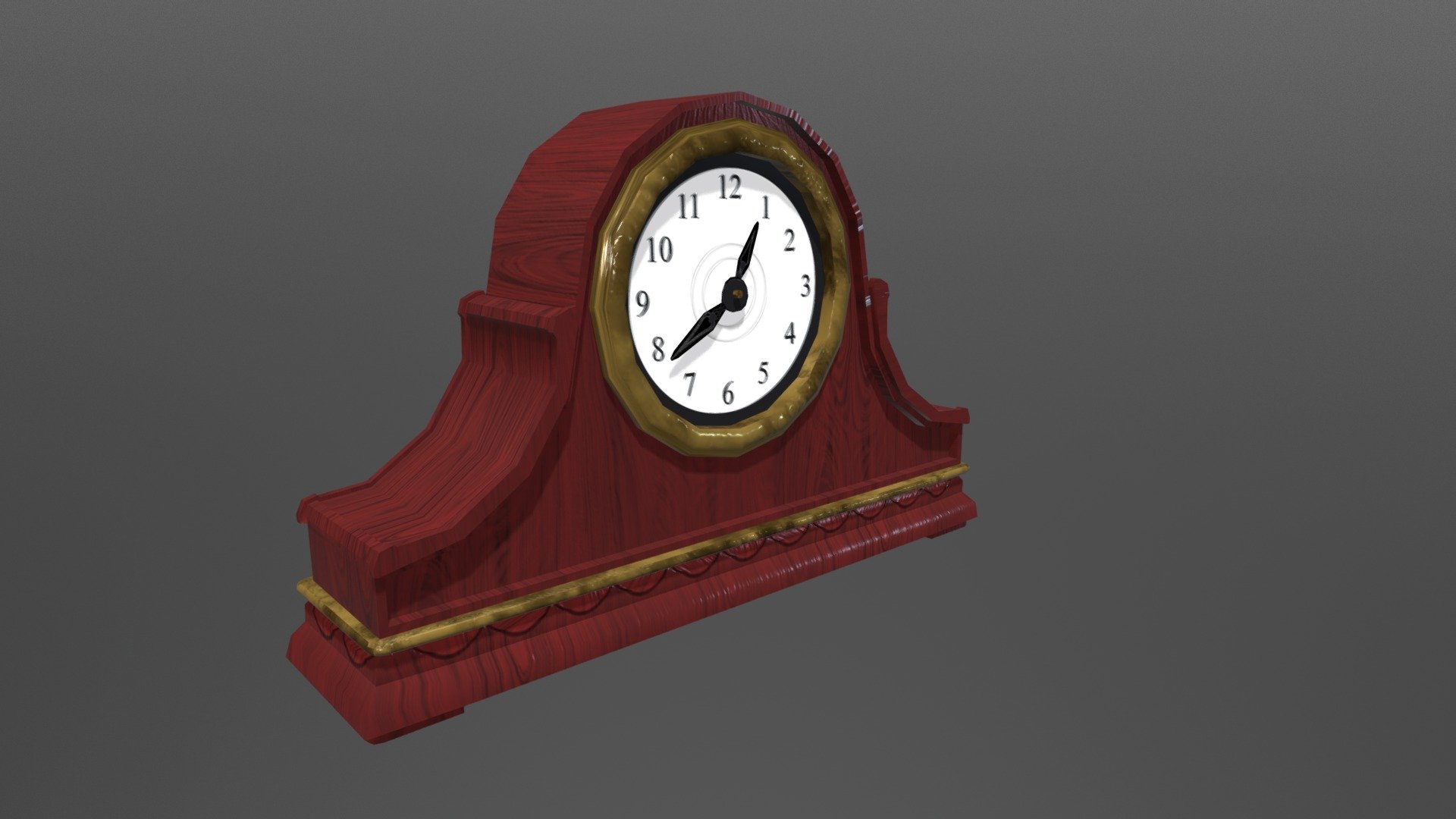 Desk Clock - 3D model by mlimike [a078b32] - Sketchfab