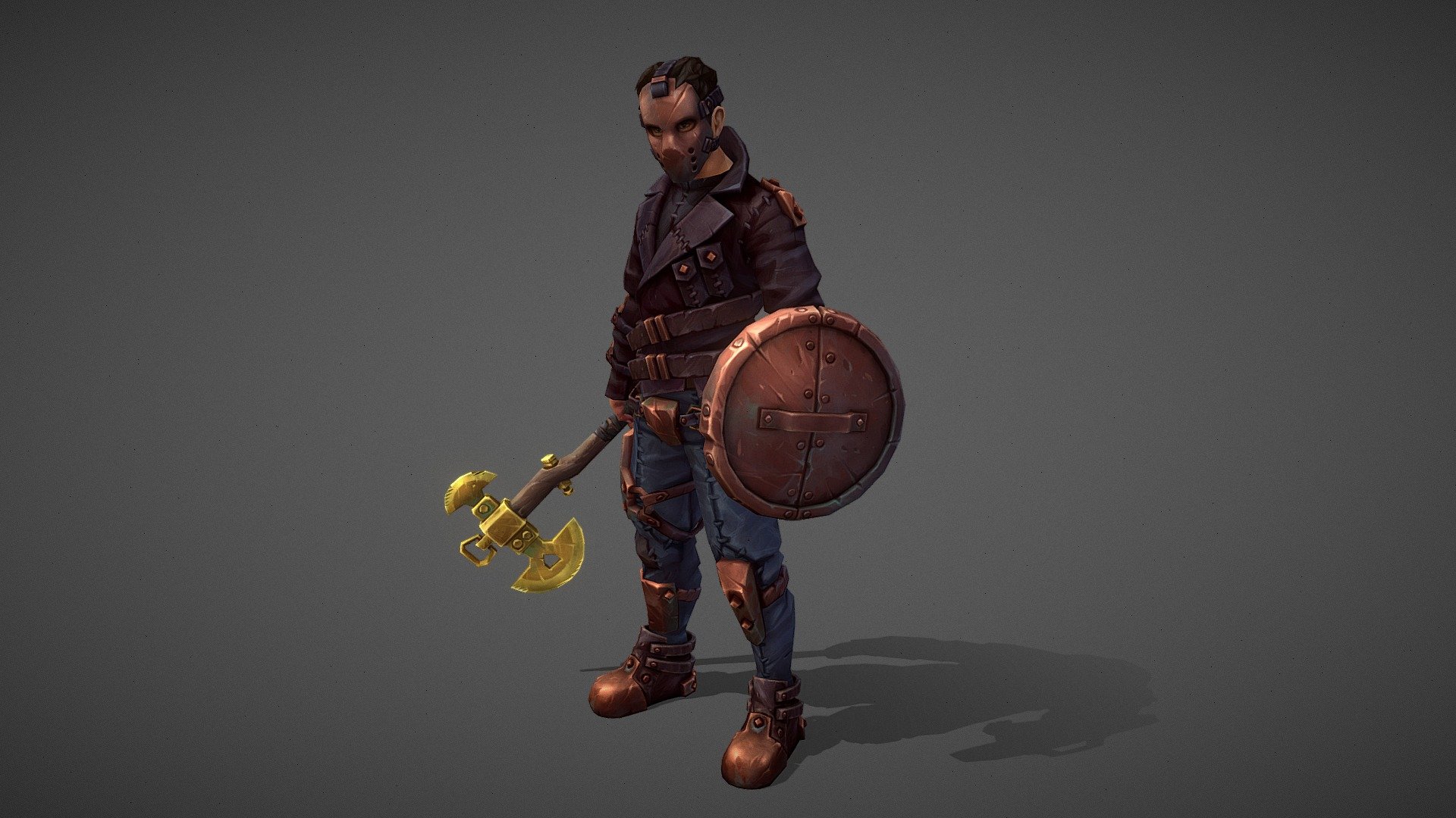 Outlander - Copper armor set - 3D model by Andrey (@fruitmamba ...