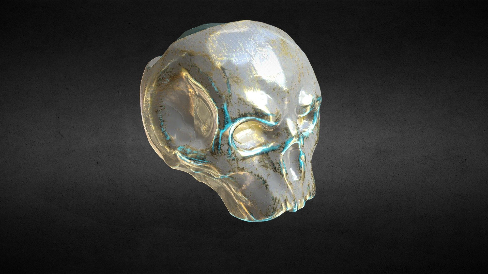 Skull Gem - 3D model by BioHazardStudio [a07cb04] - Sketchfab