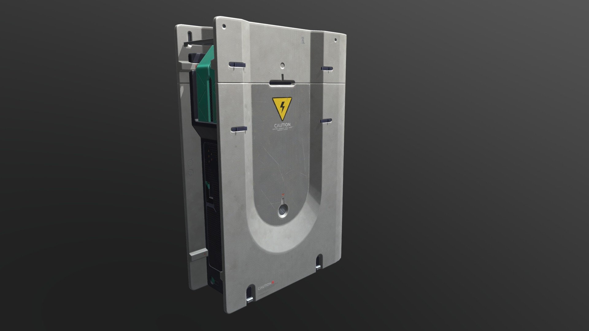 Sci-Fi Server Rack - 3D model by Harold Lee (@haroldlishixin) [a07d6f7 ...