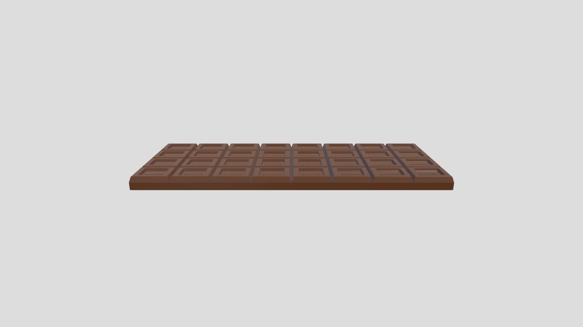 Chocolate Bar - Download Free 3D model by rattenheimer [a07deb4 ...