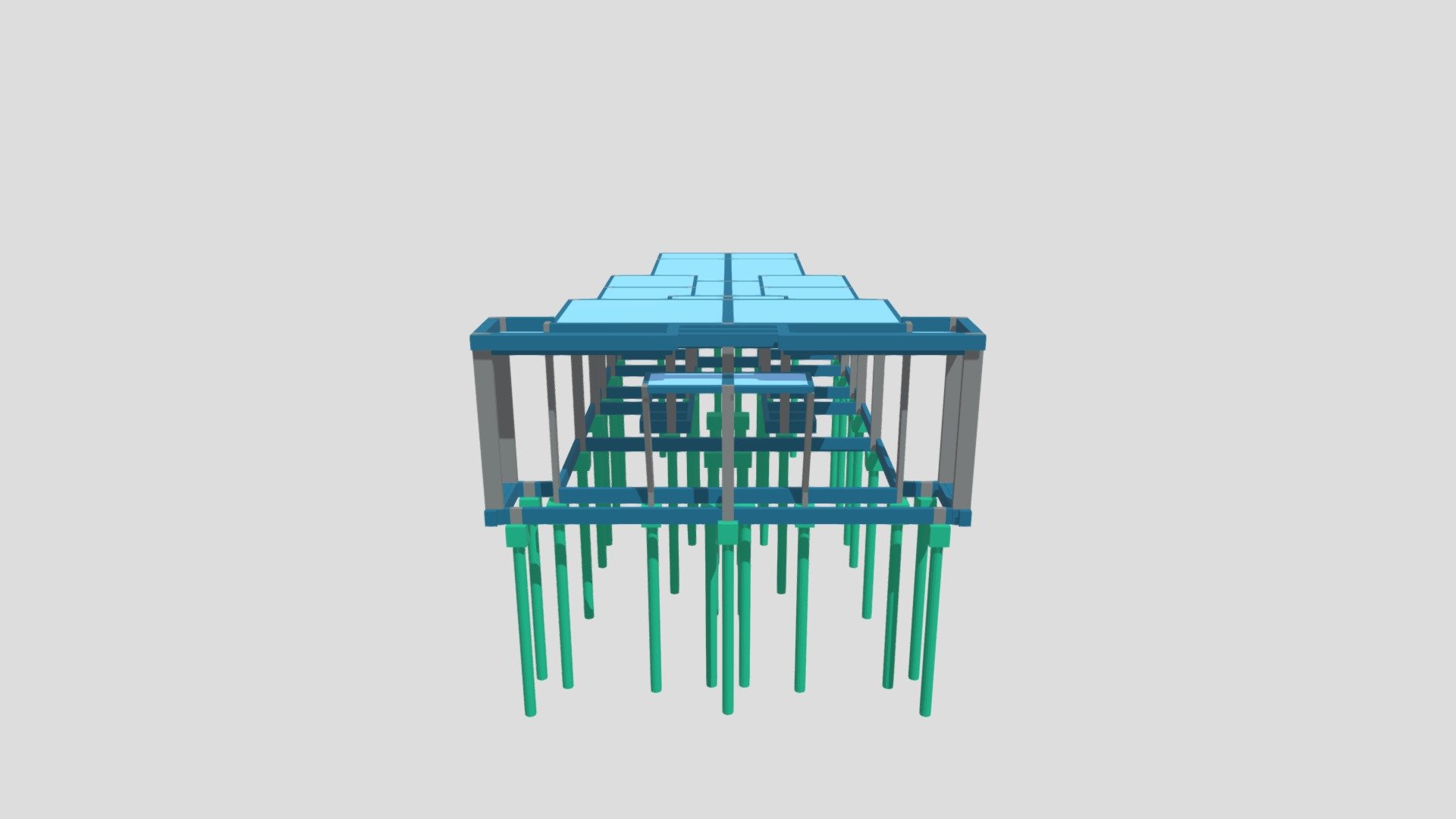 3D Estrutural Quadra 89 Lote 11 Xangri-lá/RS - 3D model by Base Real ...