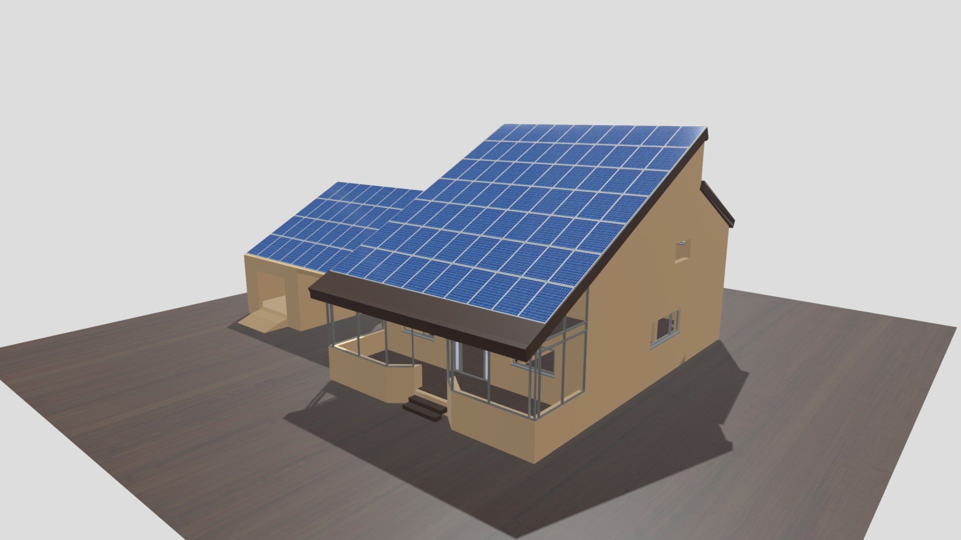 Solarhouse - Download Free 3D model by kking88gb [a07e74d] - Sketchfab