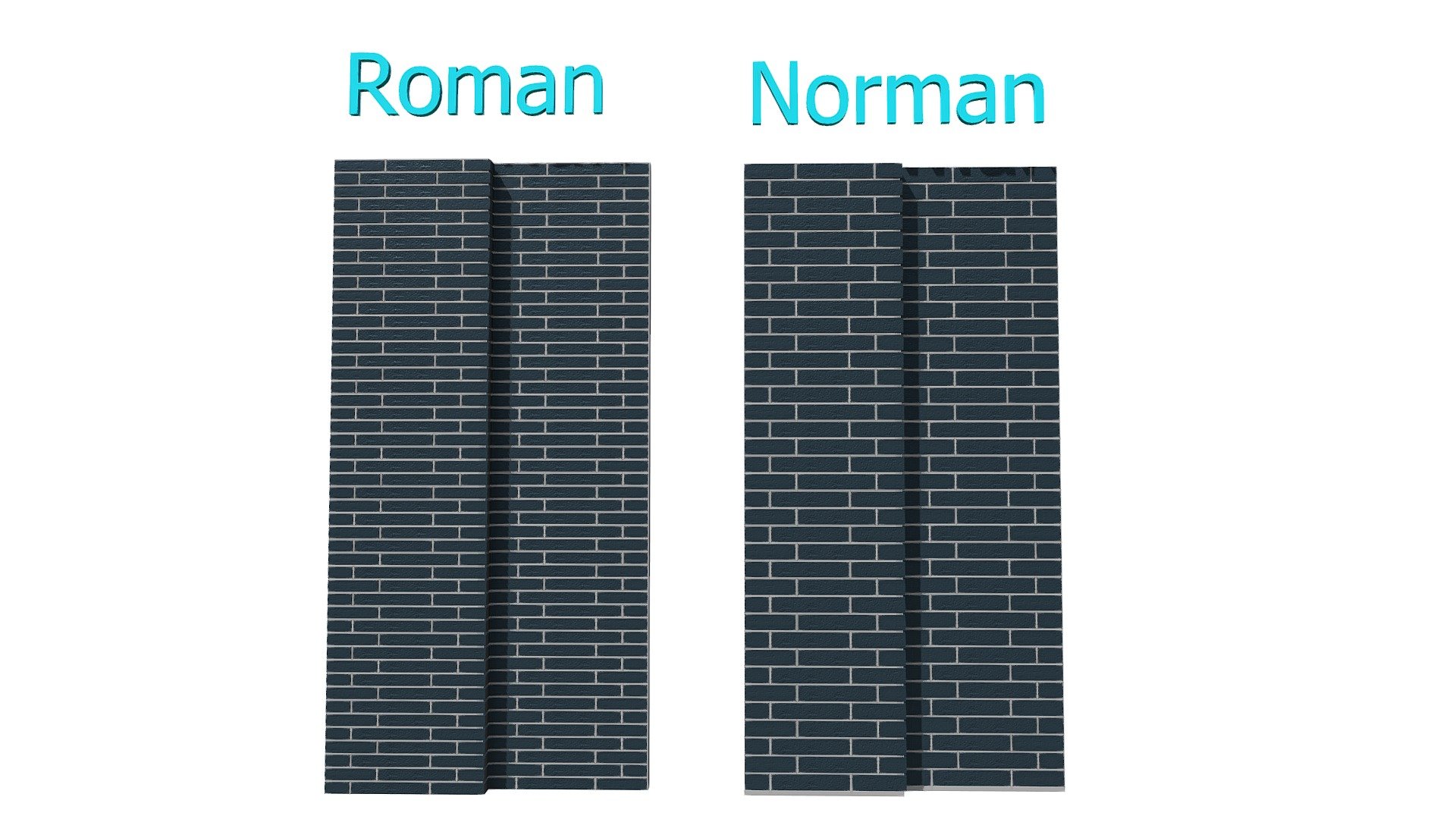 1951 Shattuck Roman vs Norman Brick - 3D model by CLARK PACIFIC ...