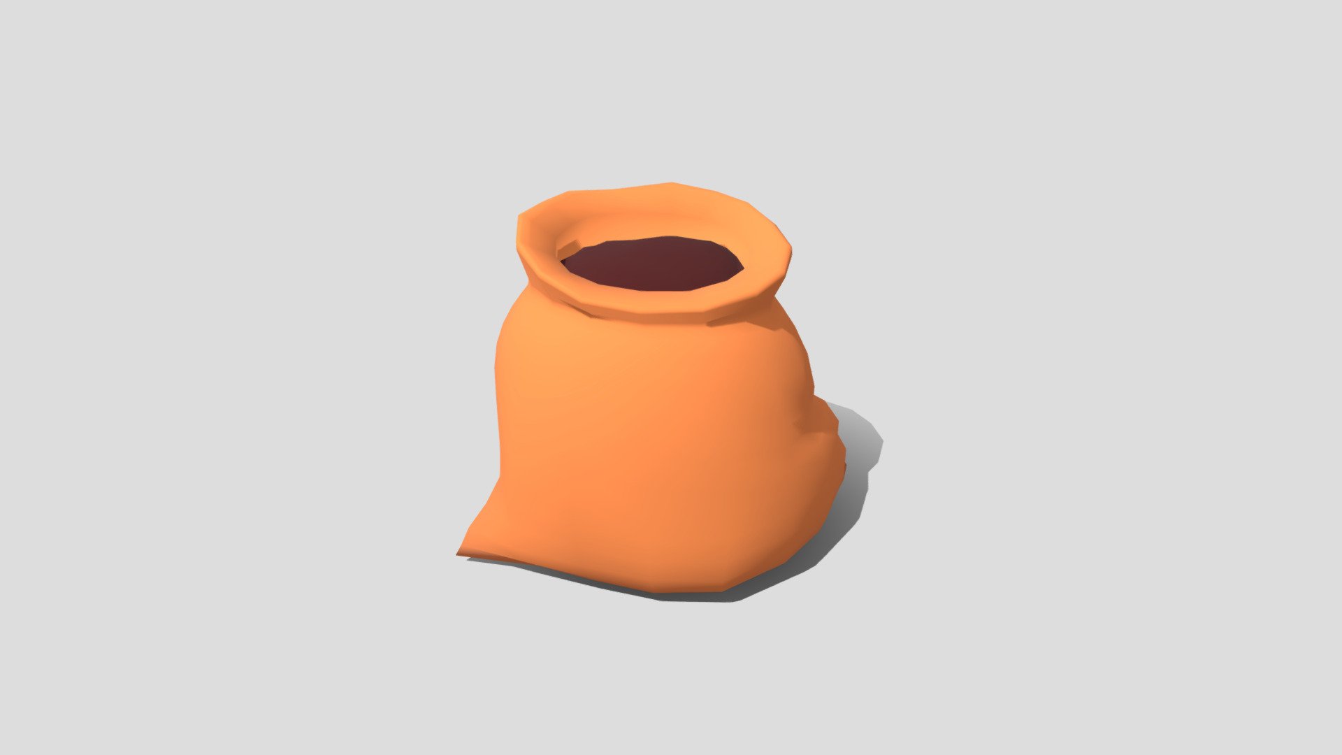 Low poly opened sack of food - Download Free 3D model by assetfactory ...