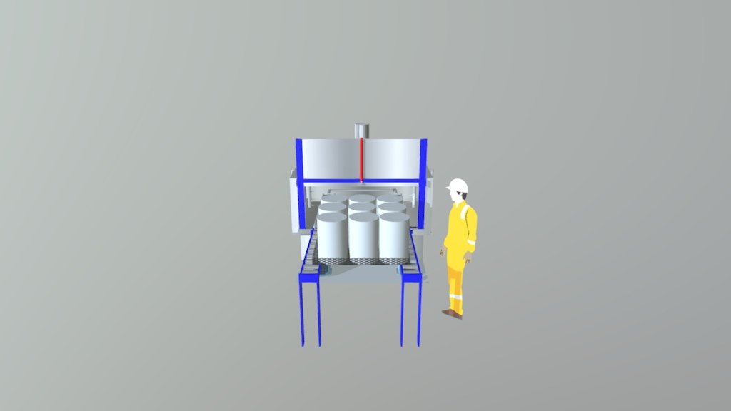 Rotajet D60 Bucket And Pail Washer - 3D model by rotajetsystems ...
