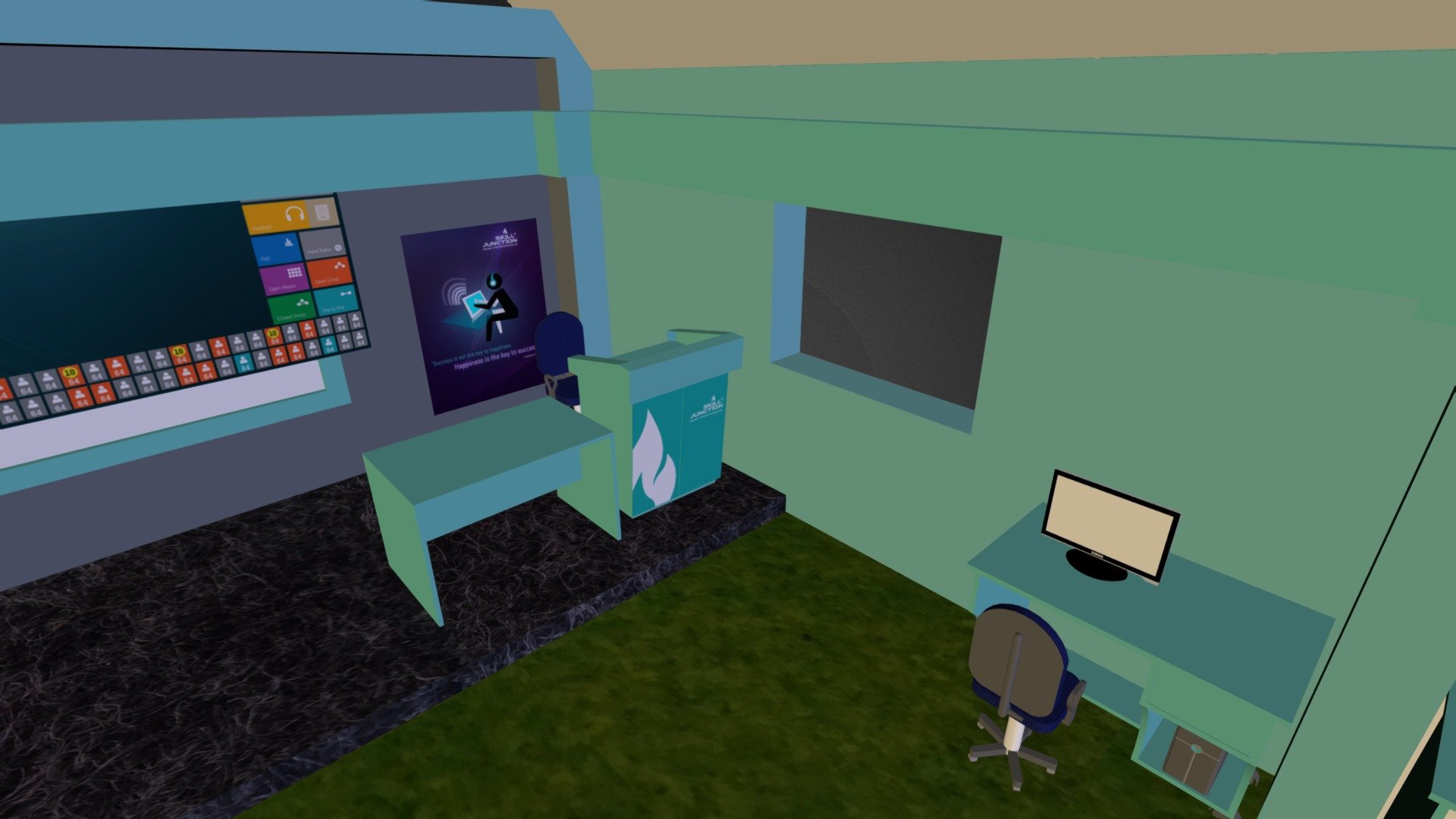 SAMPLE SKILL JUNCTION ROOM - 3D model by cacm [a081639] - Sketchfab
