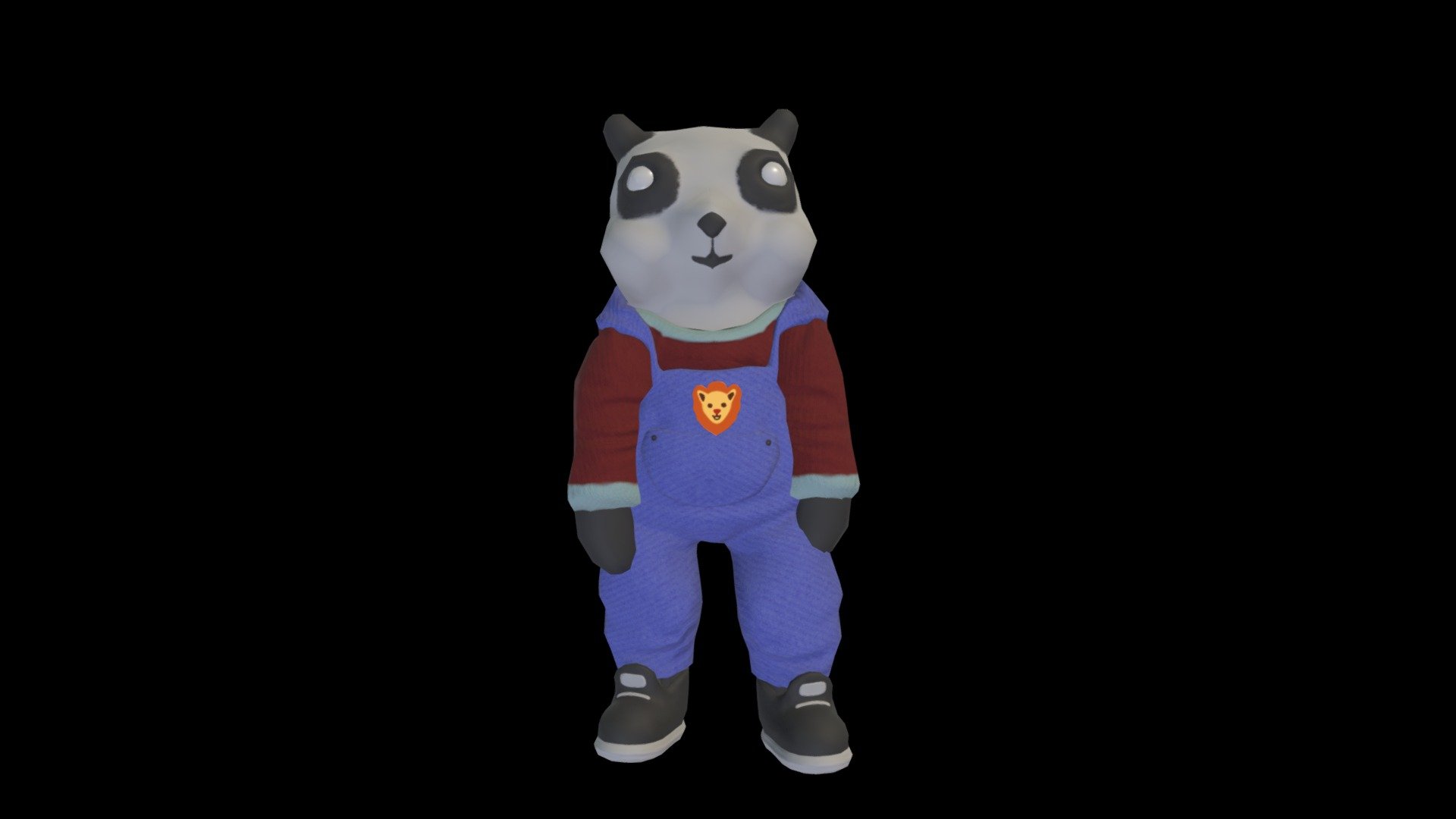 cute panda boy - 3D model by Yzzo163 [a081eeb] - Sketchfab
