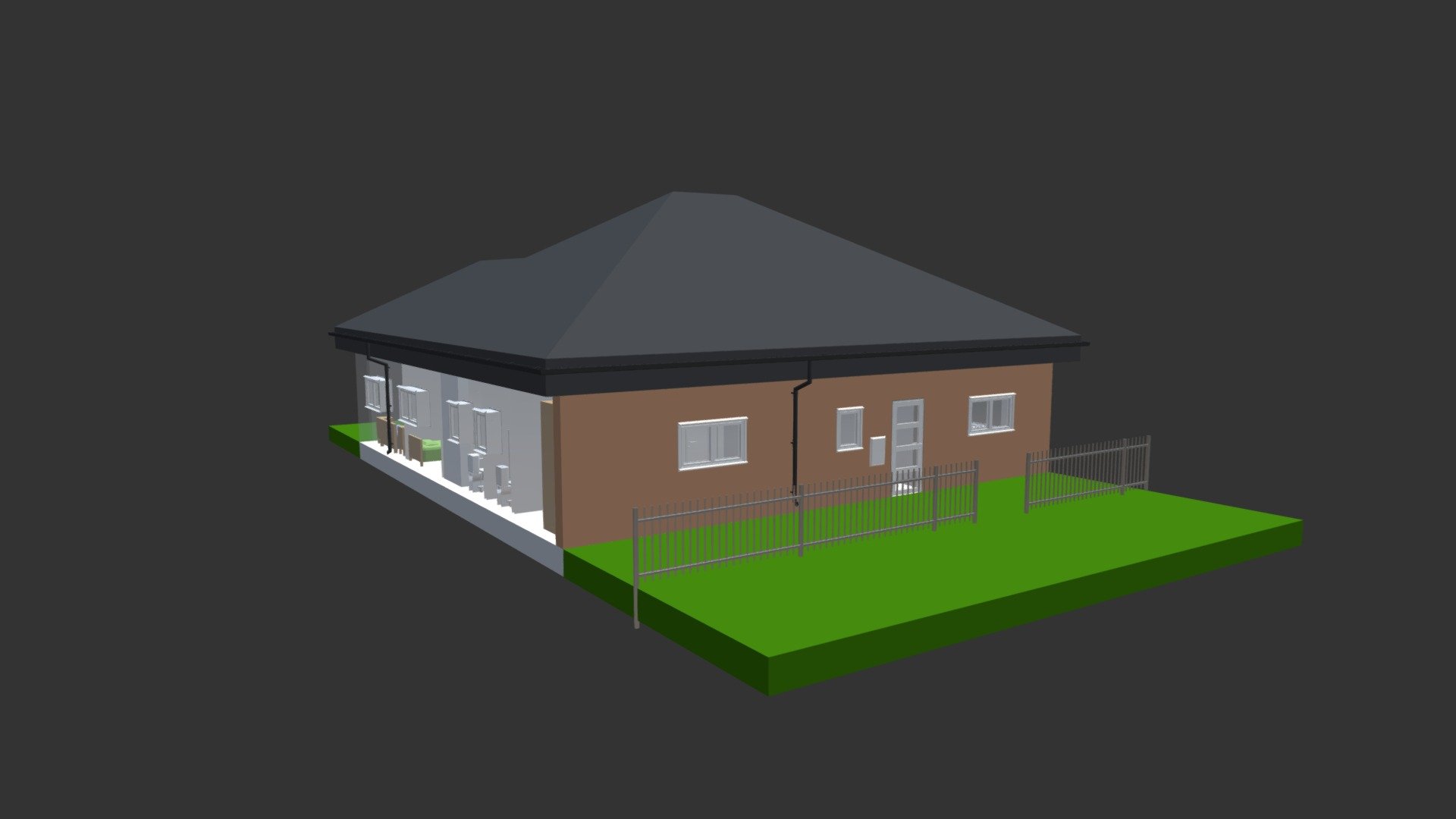 1 Storey 3 Bed - Full - 3D model by Capita [a081fc5] - Sketchfab