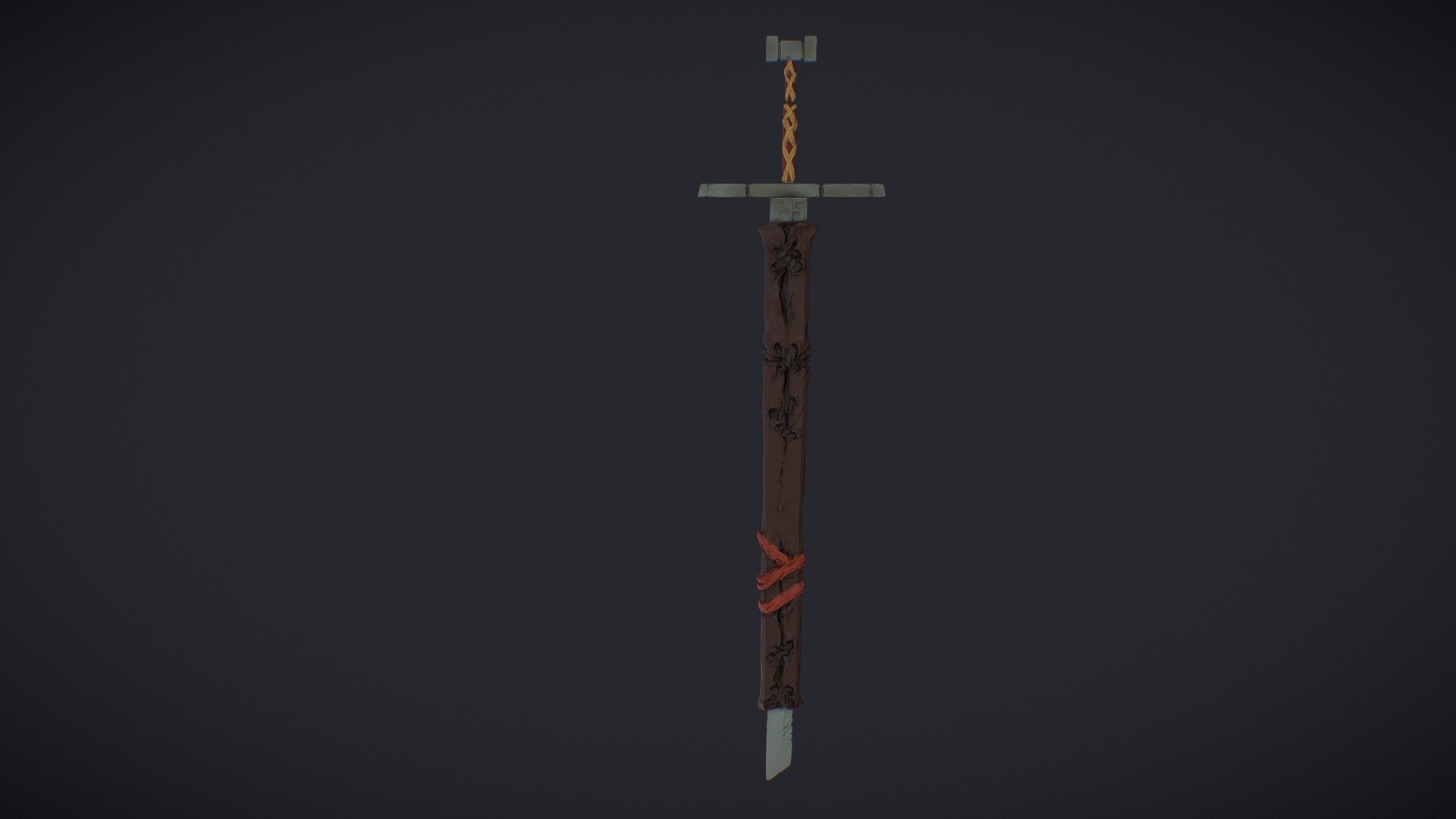 Orcish Zweihander - 3D model by Pype_Samuel [a08395a] - Sketchfab