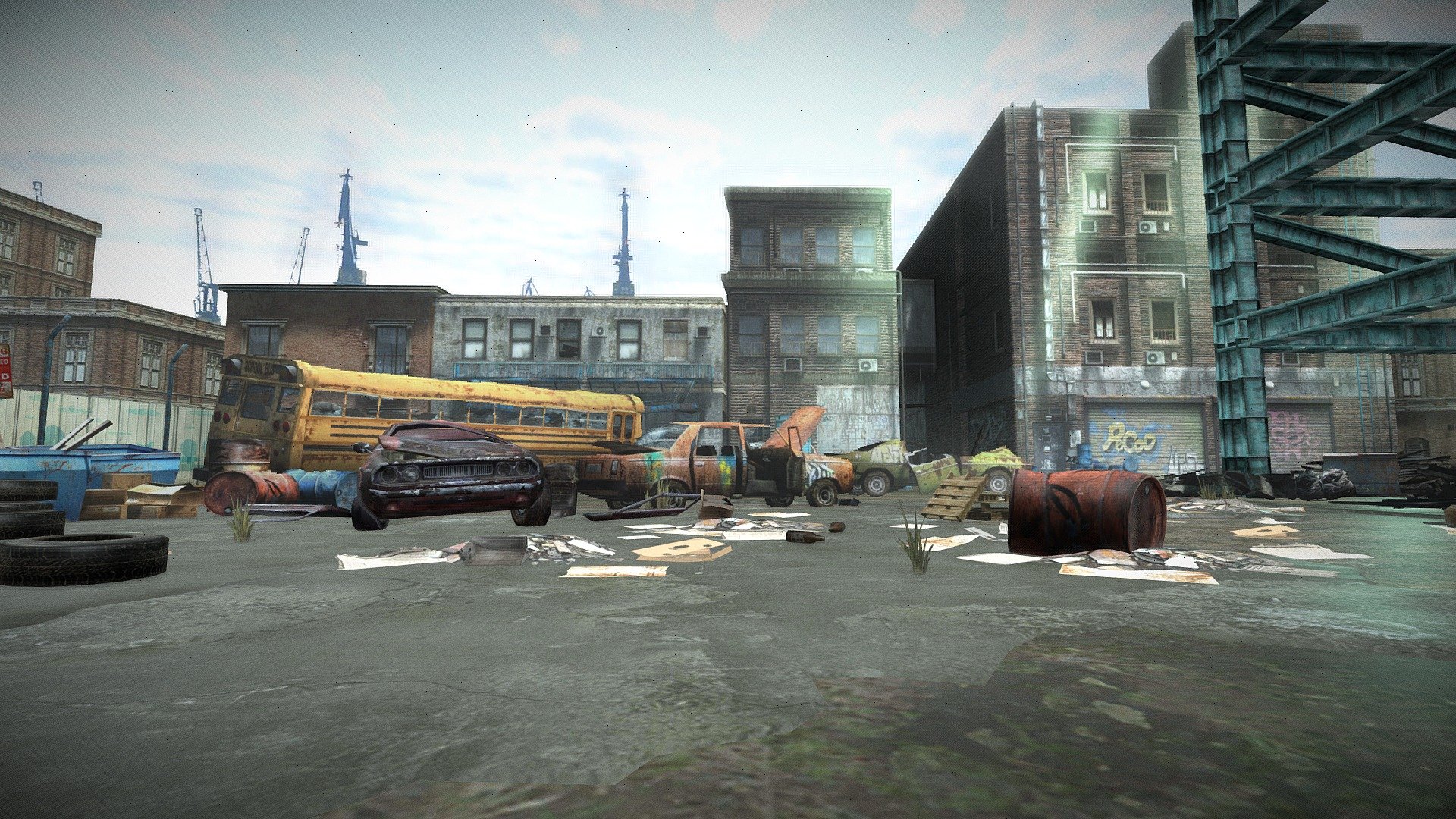 Fighting Stage (Wrecked City) - Buy Royalty Free 3D model by Mostafa ...