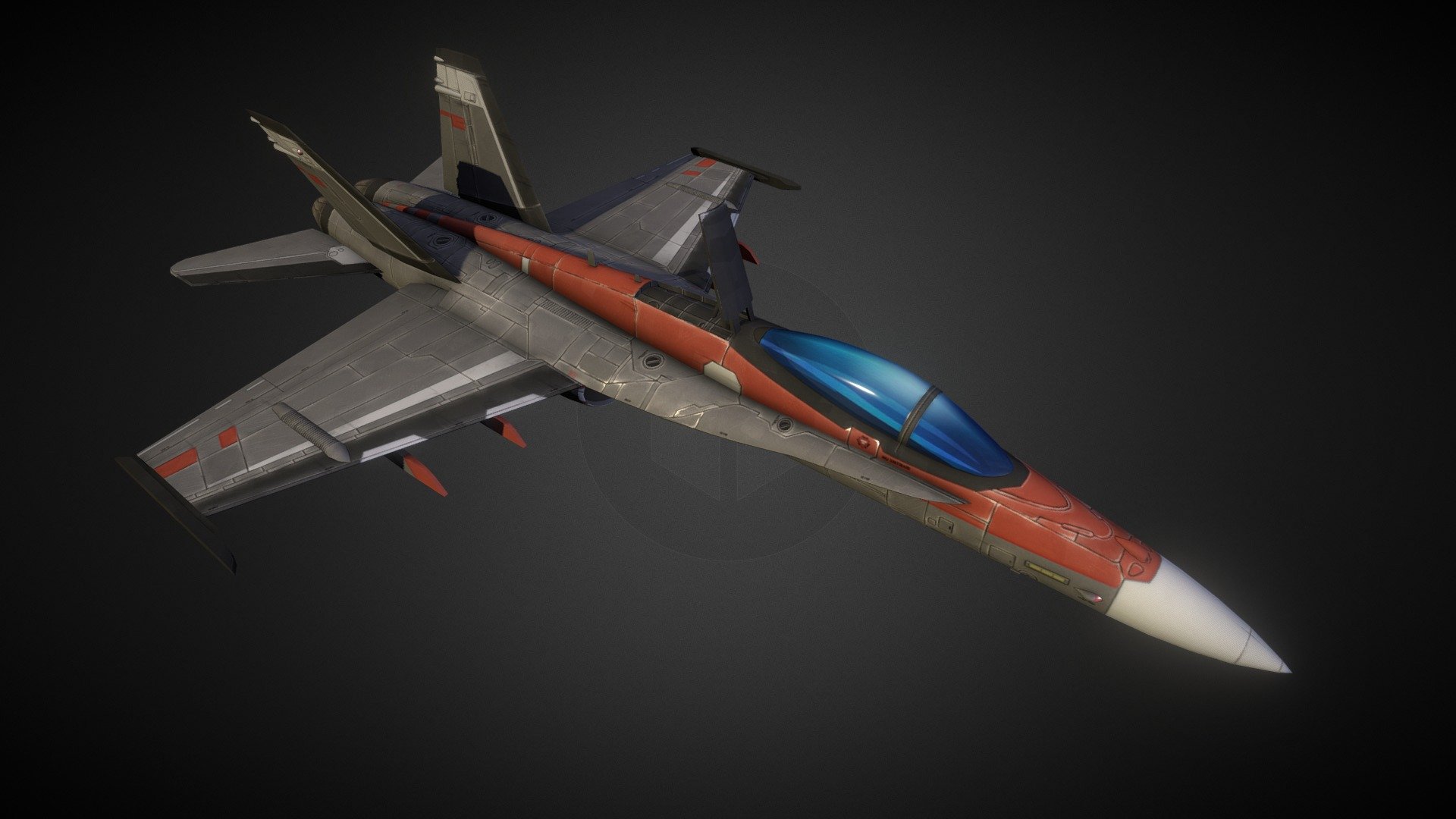 MetalStorm: Aces - F-18 Hornet - 3D model by Mario Toon (@mariotoon ...
