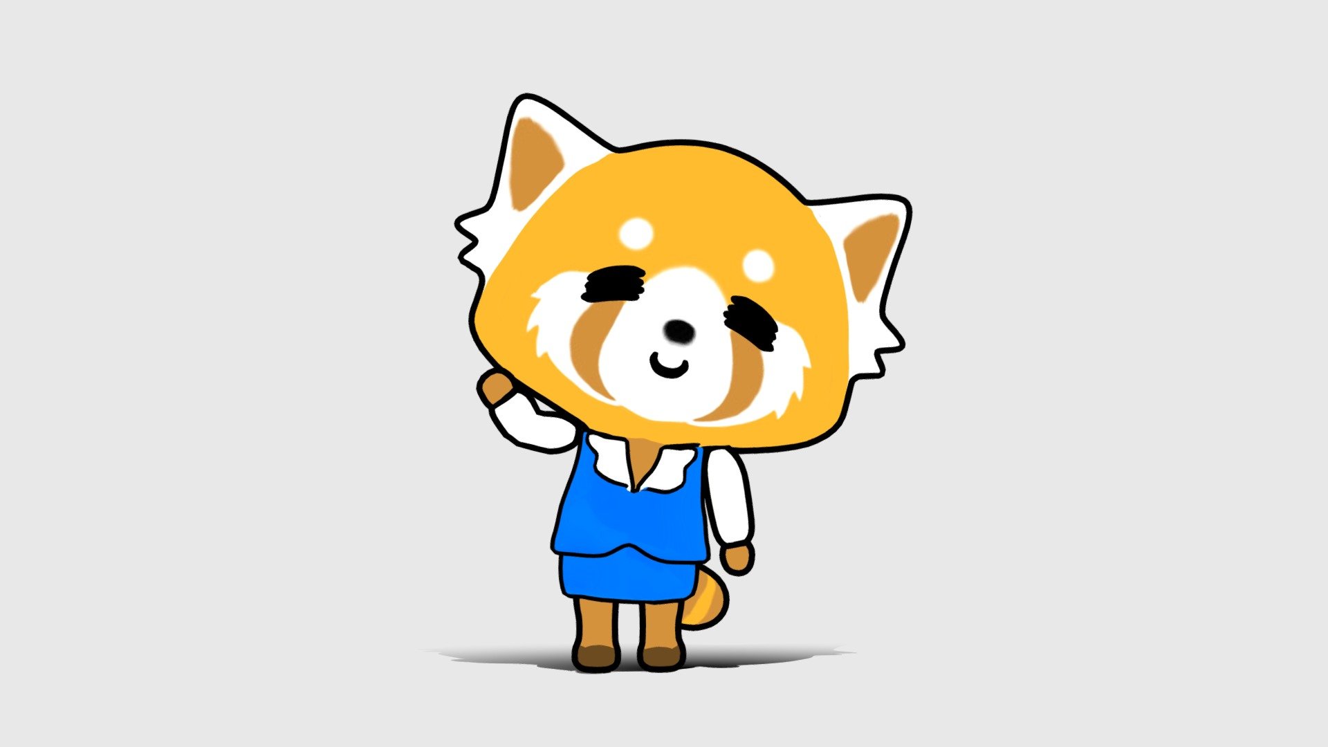 Retsuko in 3D! - 3D model by Denny_M99 [a08510b] - Sketchfab