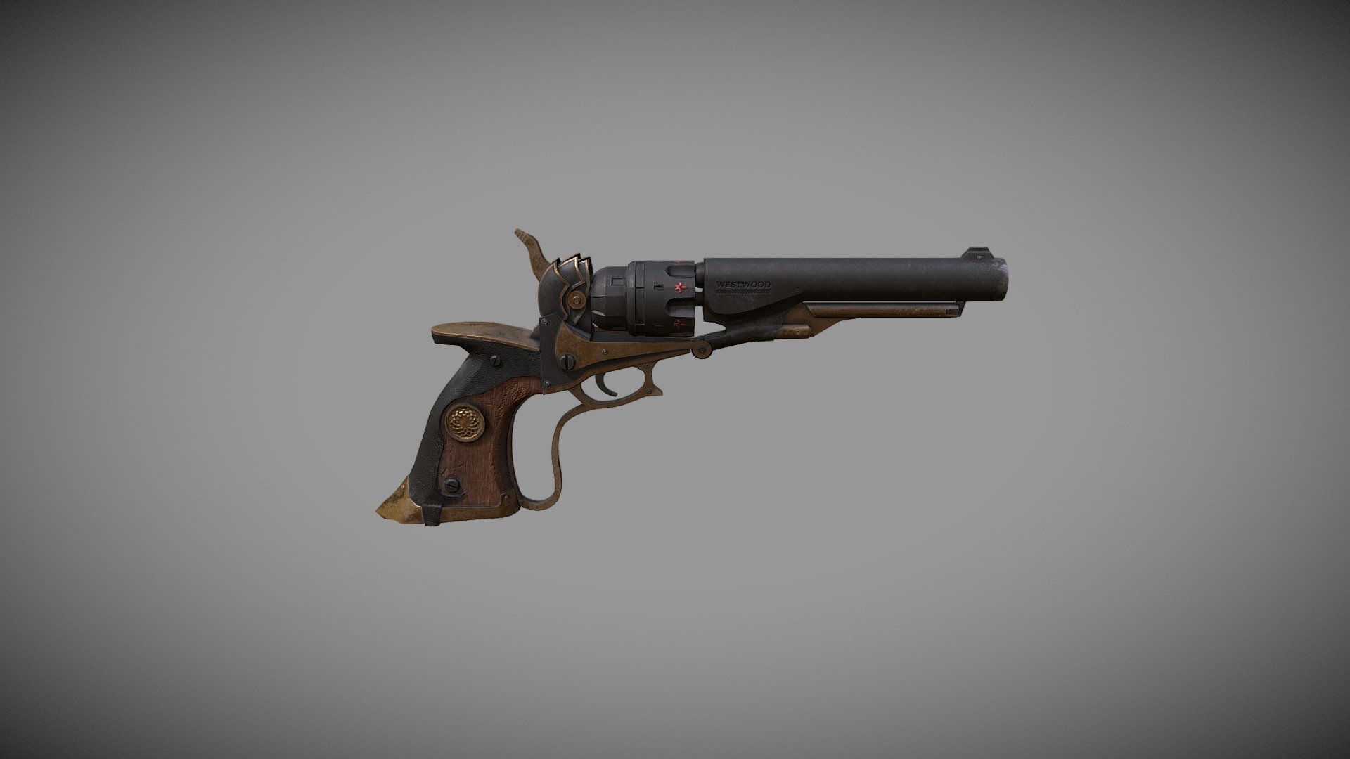 Revolver_practice - 3D model by Akira (@ninomae11wh) [a0861ce] - Sketchfab
