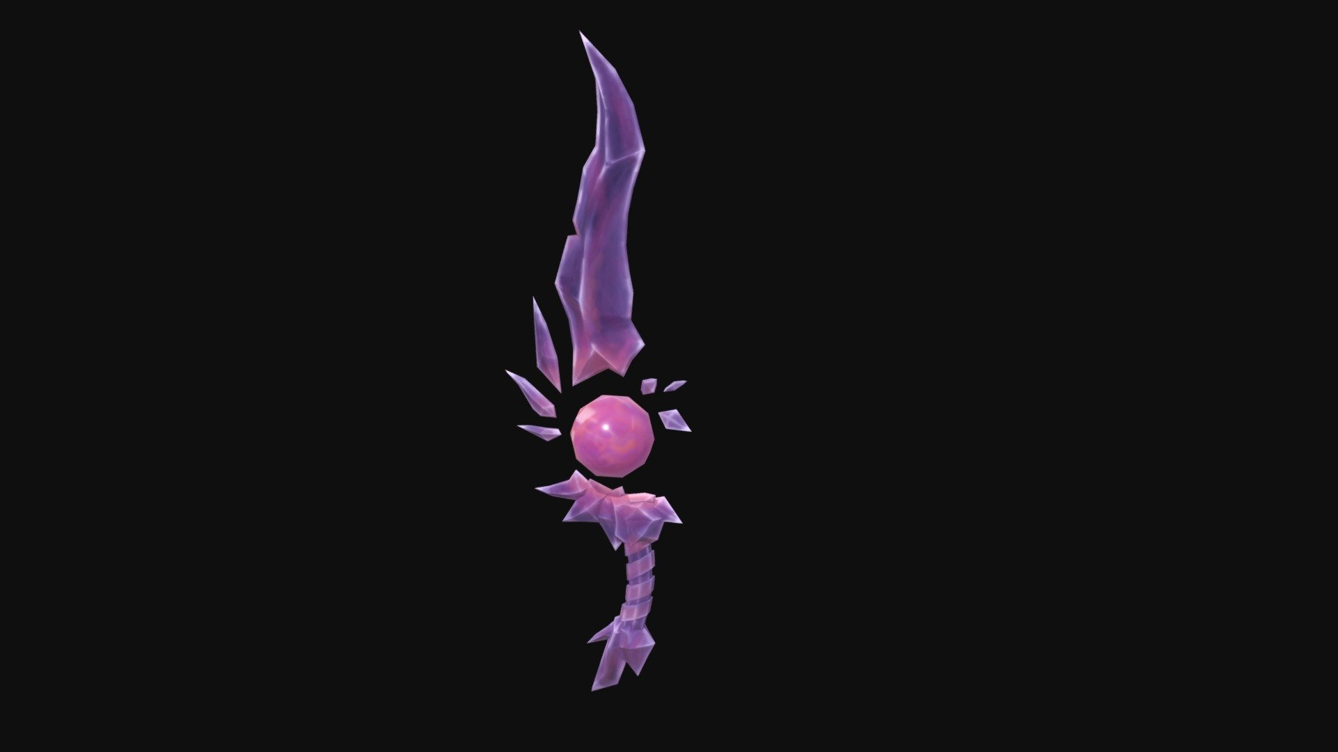 Purple Crystal Sword - 3D model by d4v1d (@d4v1d250108) [a086b81 ...
