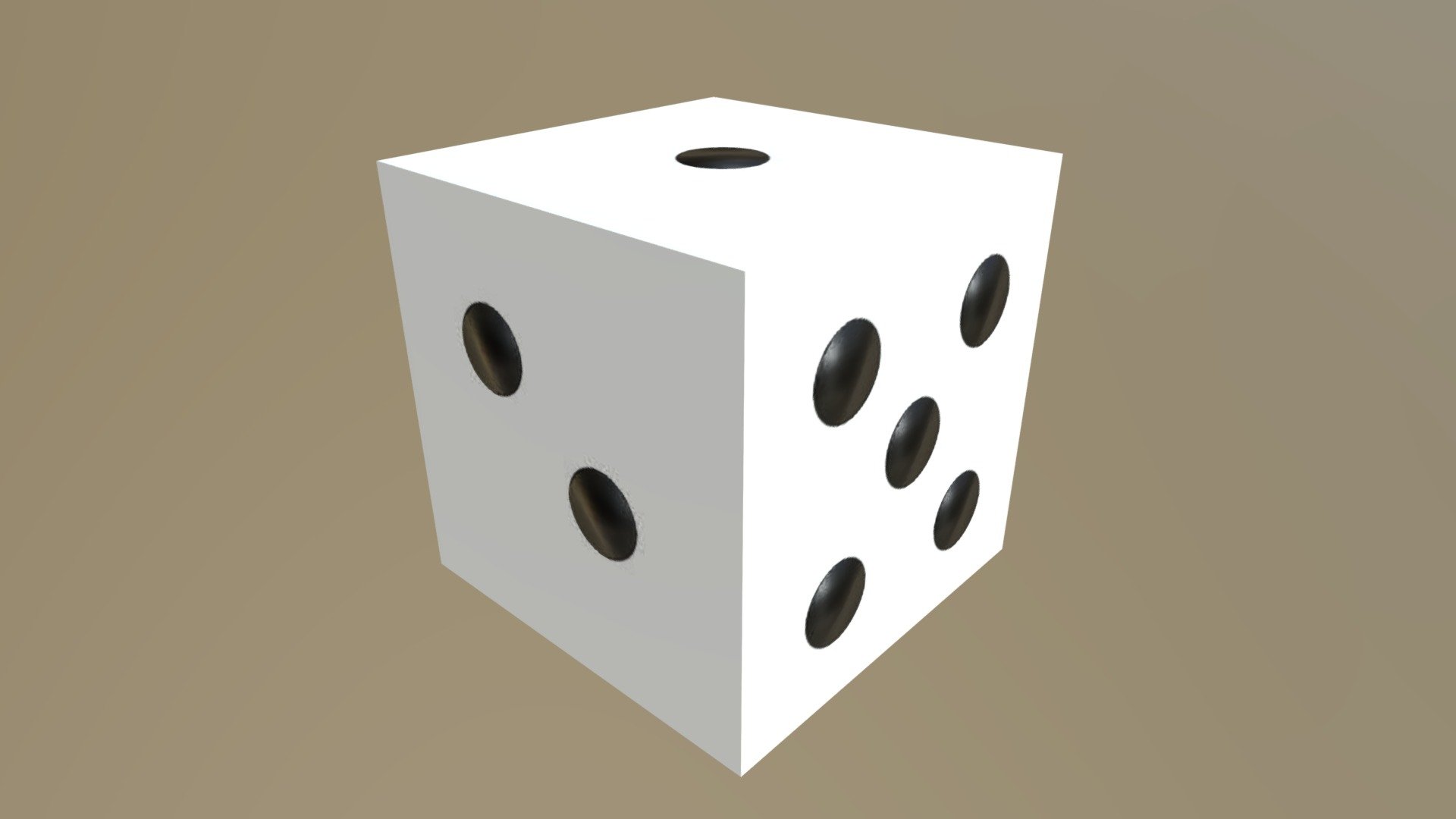6-sided die - 3D model by Anissa S. (@Anissa_S) [a086d89] - Sketchfab