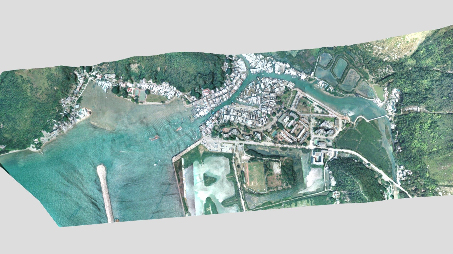 Tai O (Digital Elevation Model, low-res) - Download Free 3D model by Yu ...