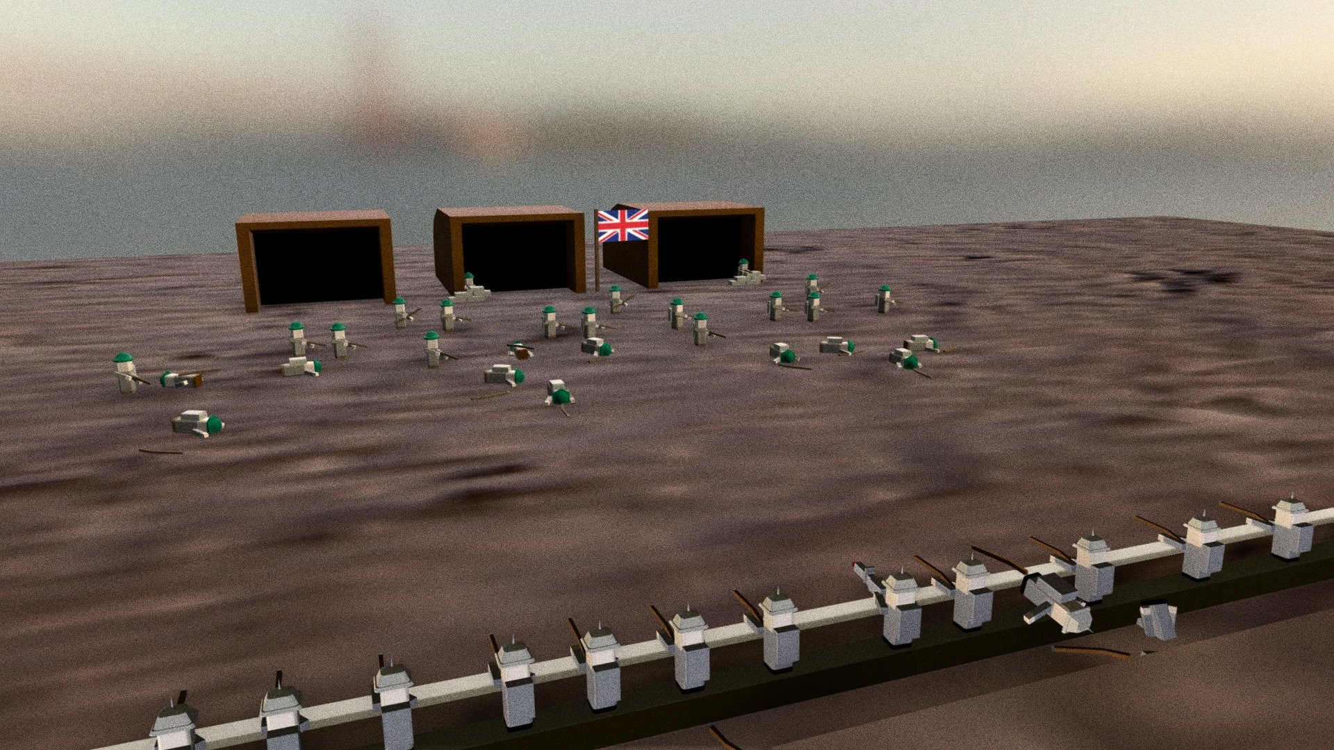 WW1 Battle - Download Free 3D model by Yanez Designs (@Yanez-Designs ...