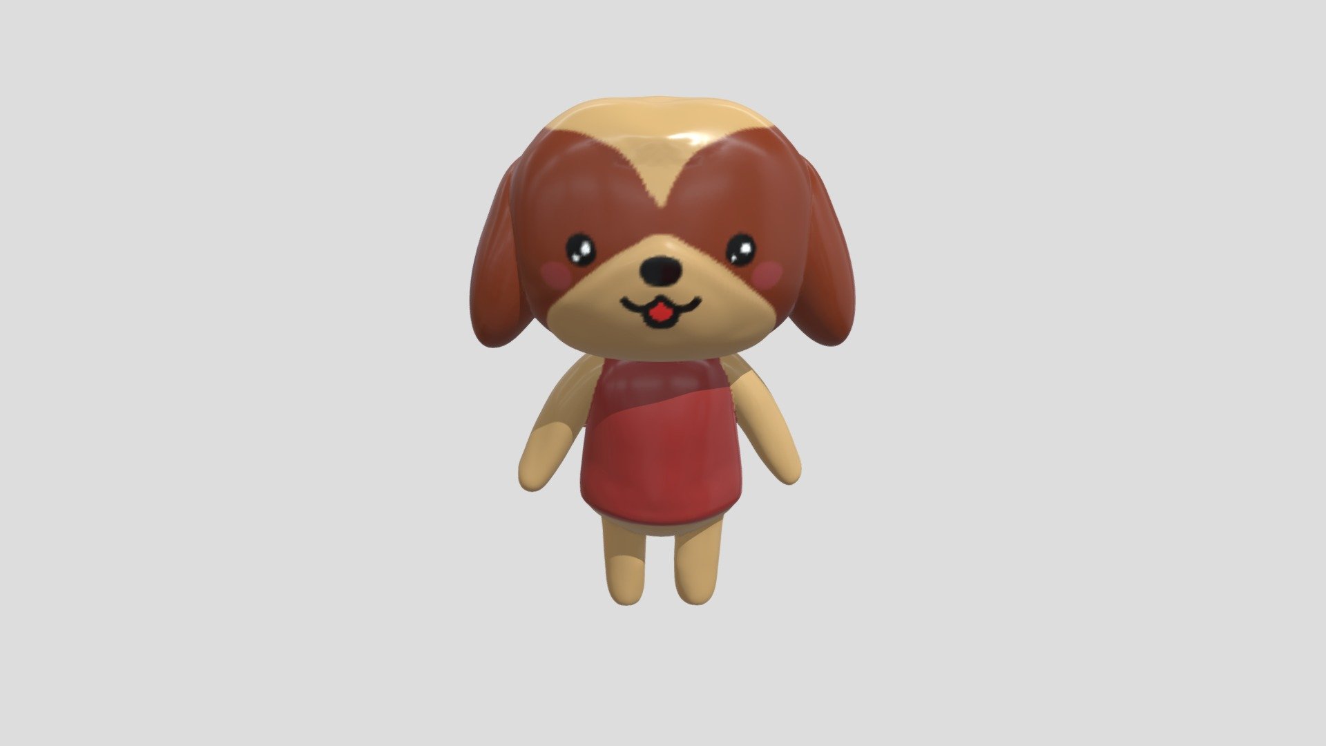 Queenie (Animal Crossing Fan Art) - 3D model by danieldumzy27 [a088077 ...