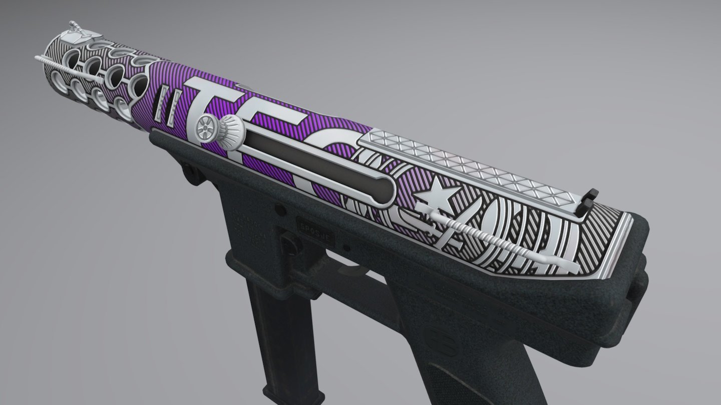TEC- 9 | Spoda (purple) - 3D model by p1etje2 [a088d9d] - Sketchfab