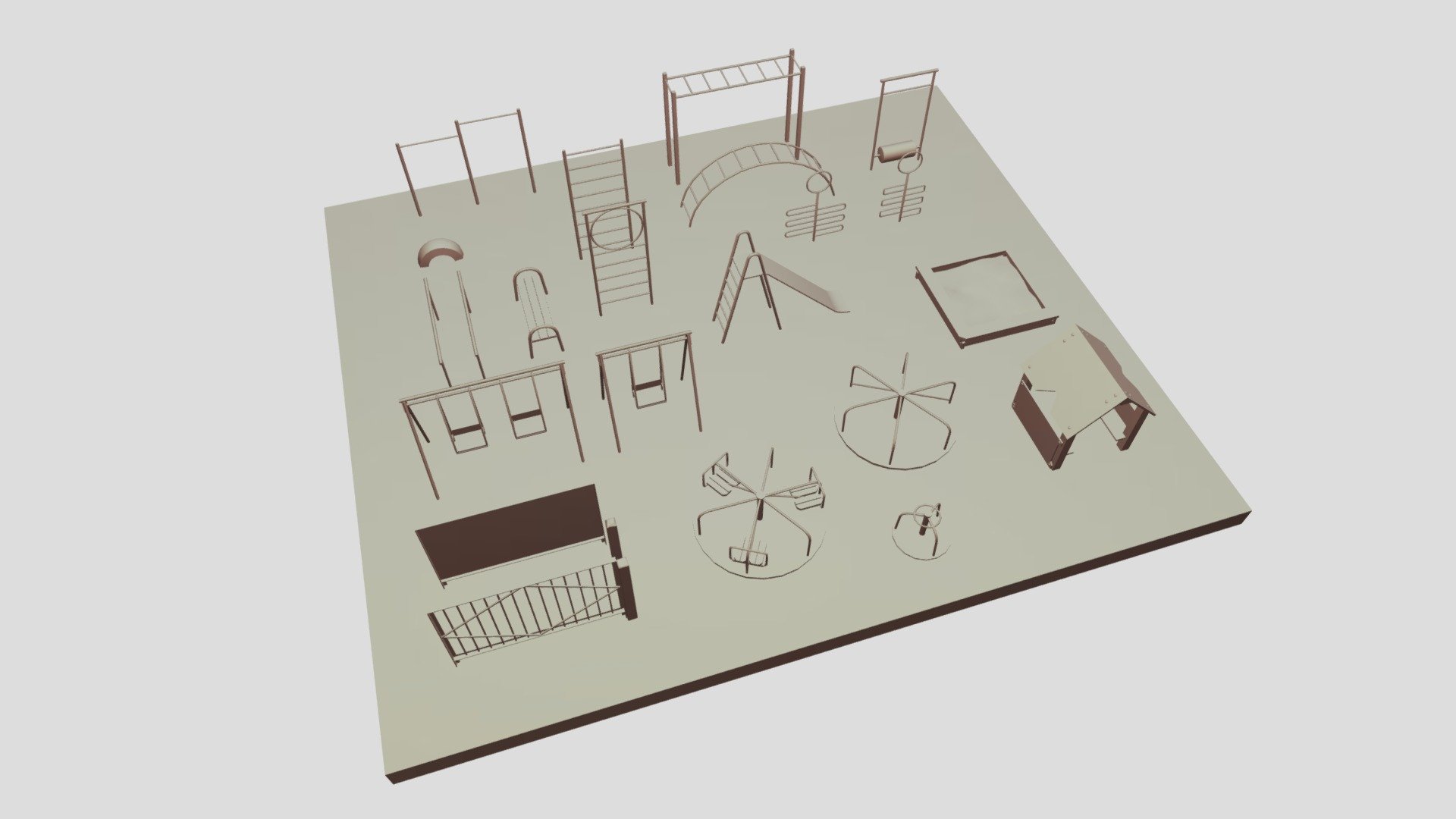 Soviet Playground - 3D model by Lite (@L1kePotato) [a08beac] - Sketchfab