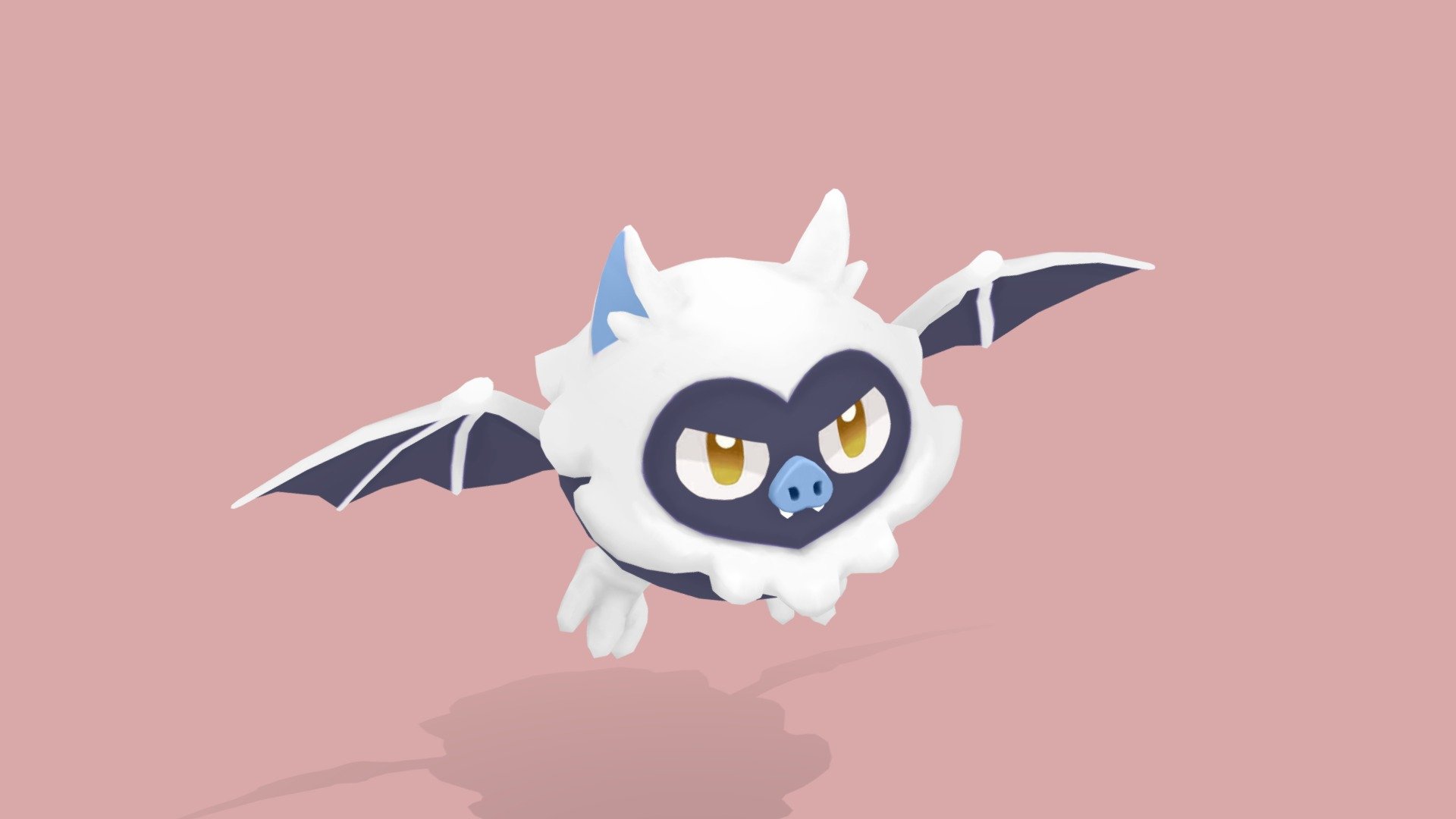 RPG Monster - Bat ( White ) - Buy Royalty Free 3D model by SEMA Game ...