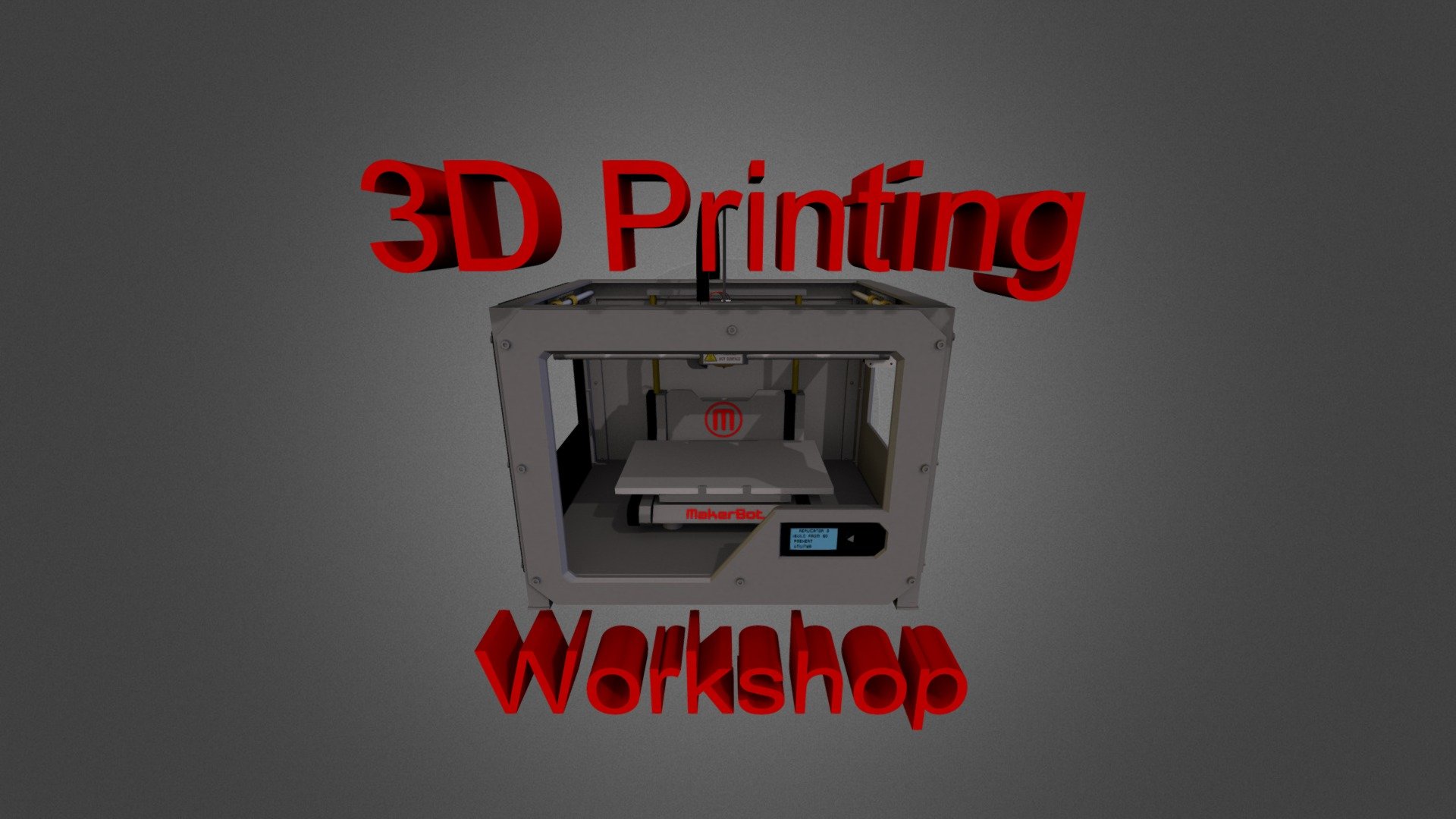 3D Printing Workshop - 3D model by jguerra [a08d58e] - Sketchfab