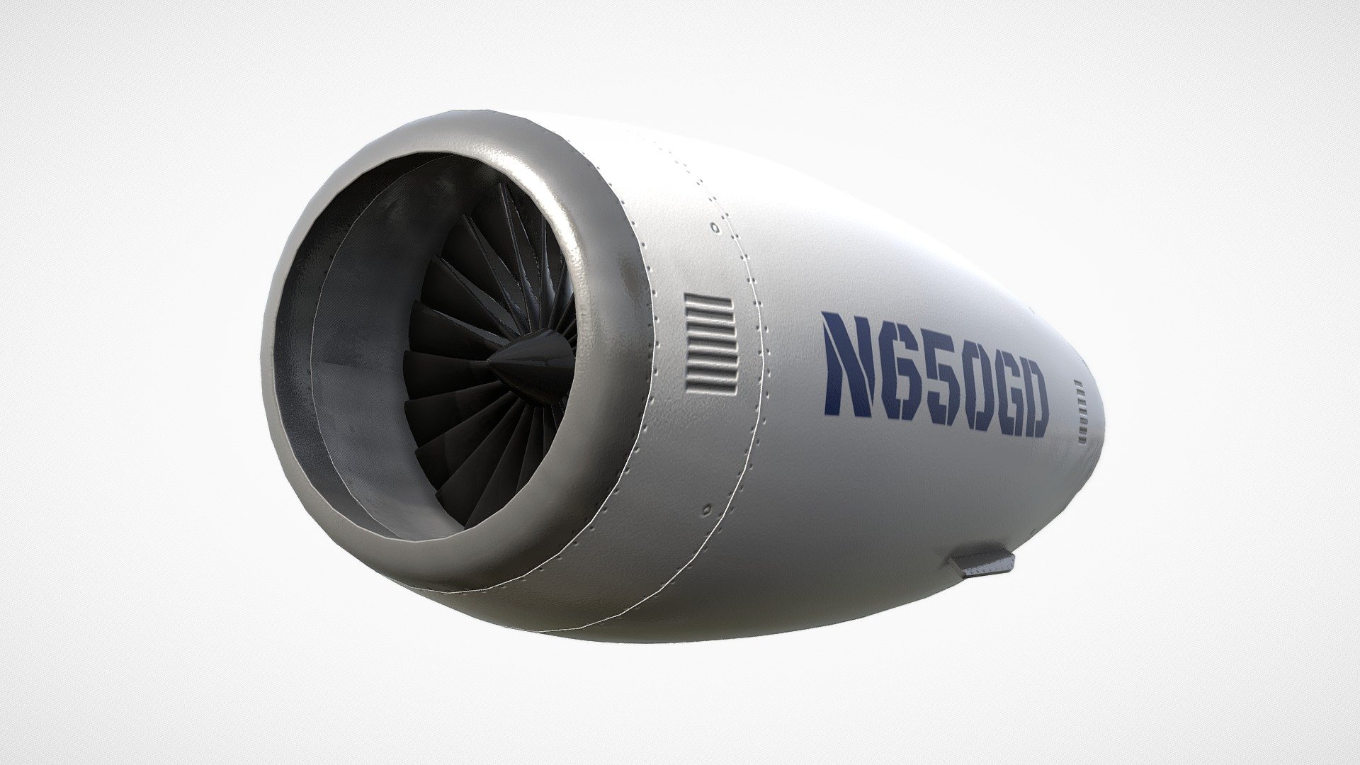 Gulfstream G650 Engine - Download Free 3D model by NLM (@NLM-Group ...