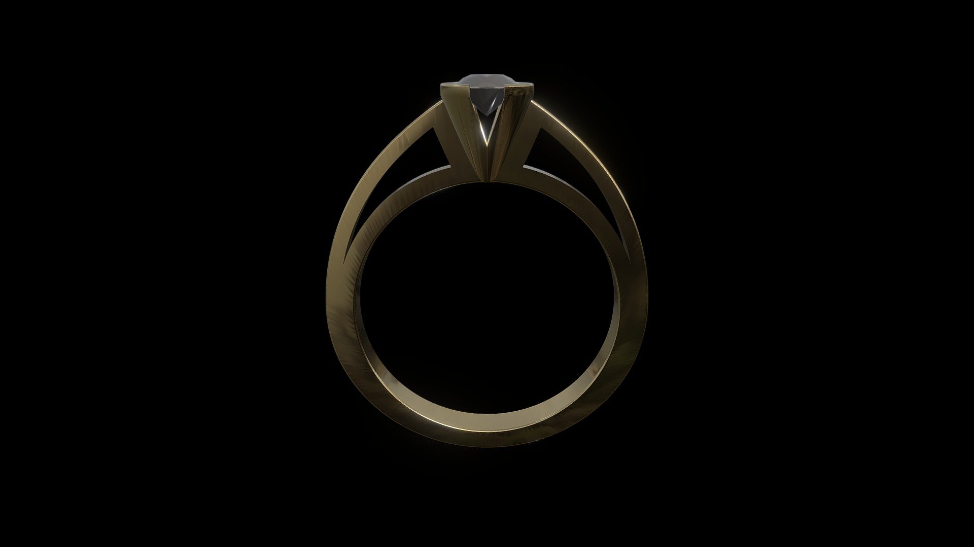Solitaire Semi Bezel Setting - 3D model by evadebroche [a08e467 ...
