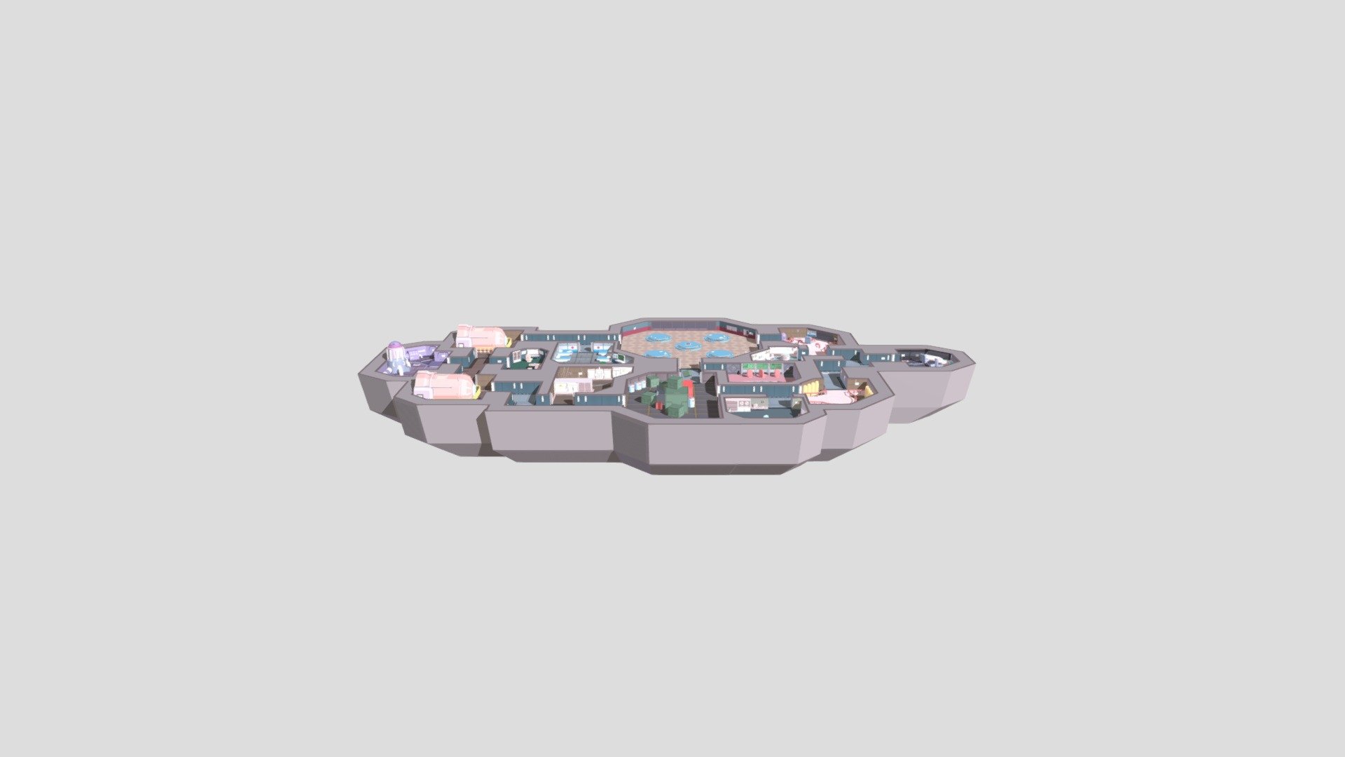 among-us-map-the-skeld - 3D model by Super_Mario_18 (@Yellow7gou ...