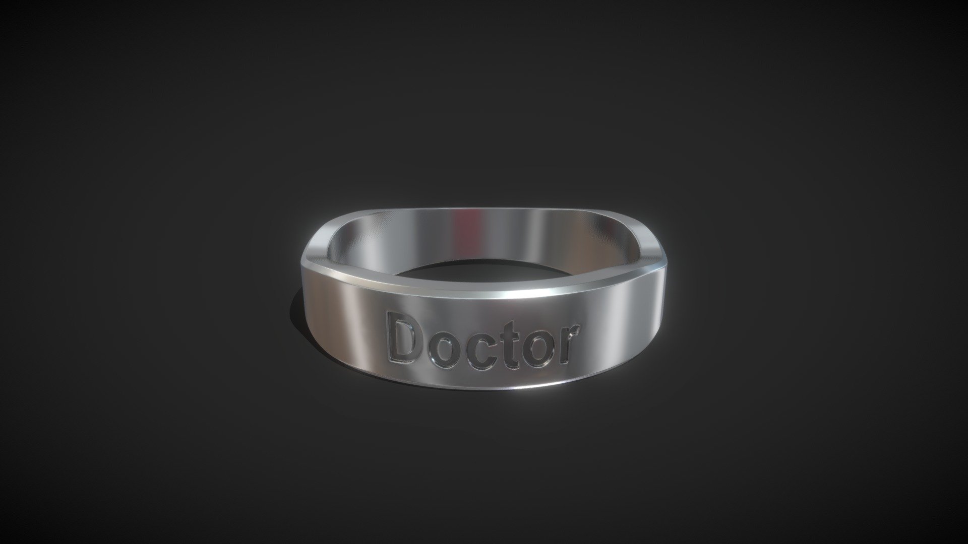 Doctor Ring Female Silver - Buy Royalty Free 3D model by Sandeep ...