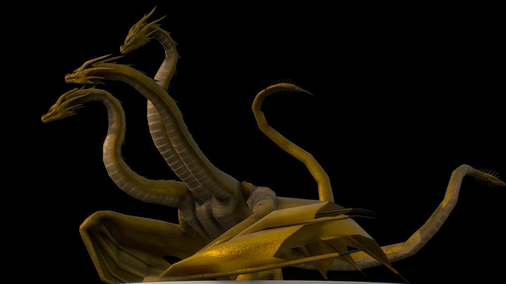 Ghidorah A 3d Model Collection By Dakatsu Dakatsu Sketchfab