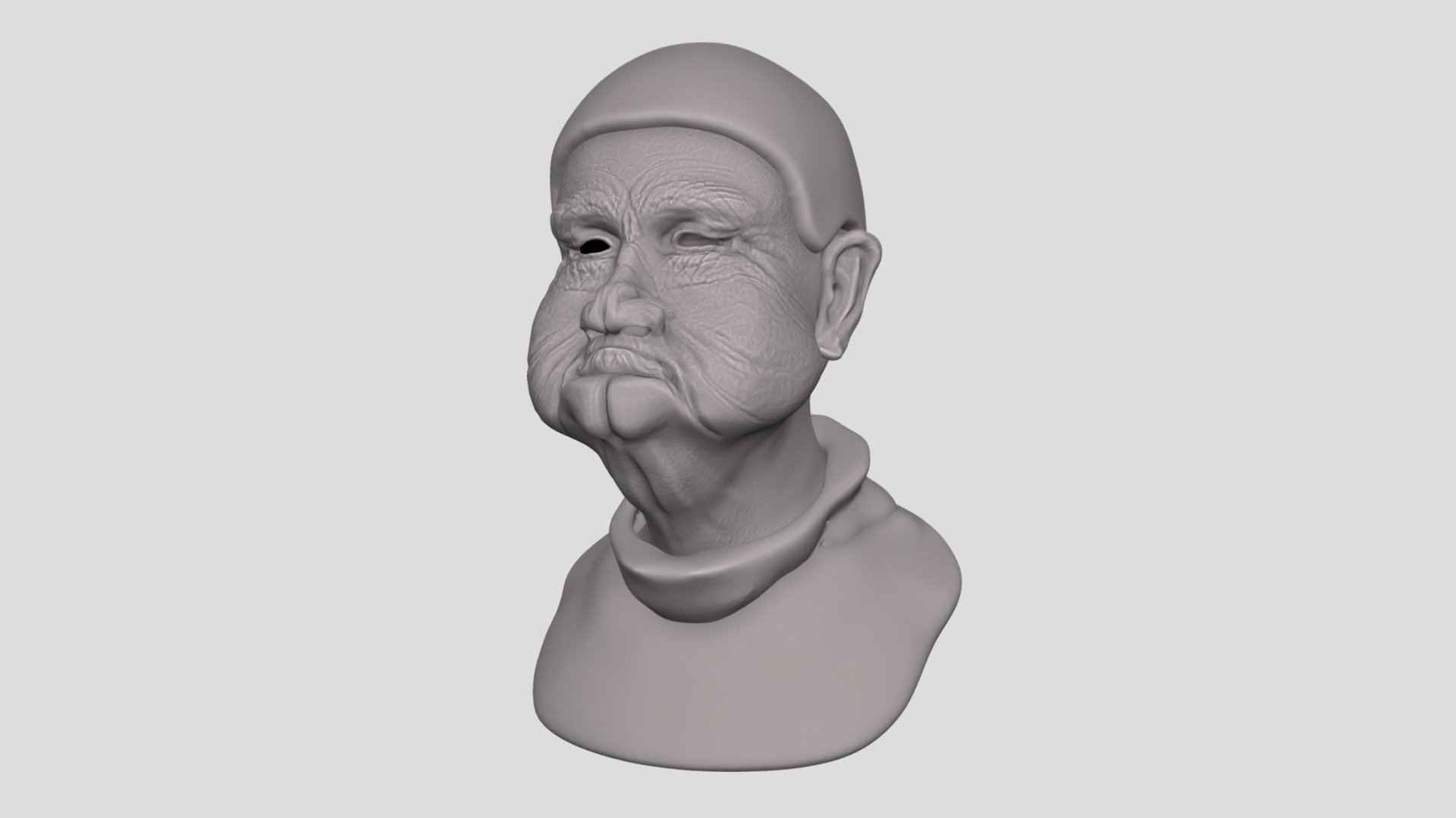 Grumpy Grandma - Nomad Sculpt - Download Free 3D model by ProcreateFX ...