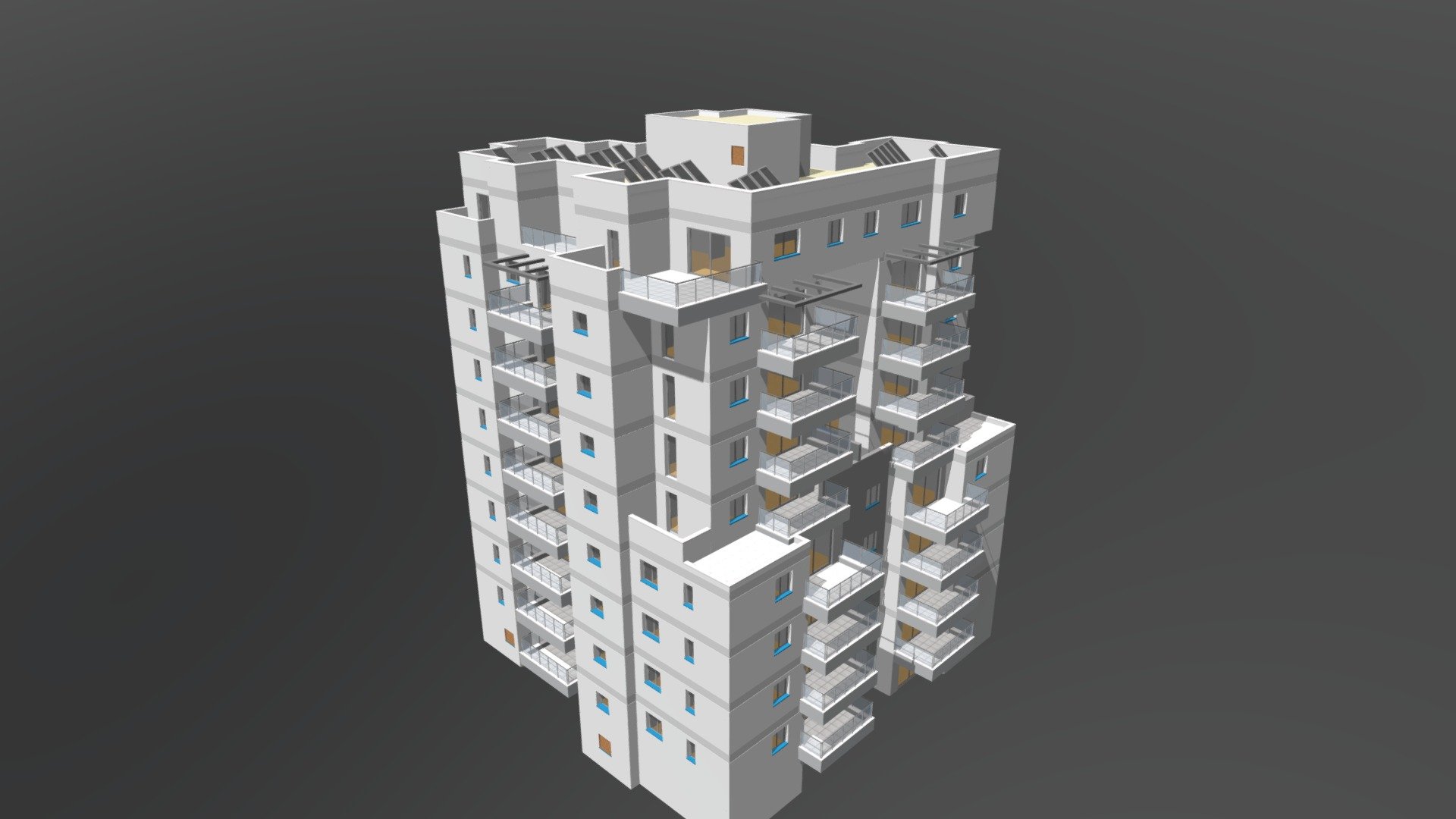 190318 1020 Ofer Aharon Reshon Small Building 01 - 3D model by ...