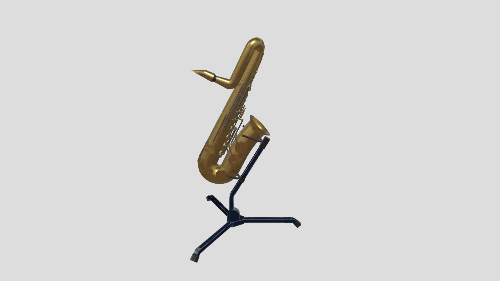 Saxophone 01 - 3D model by TreasuredTeam [a0997e6] - Sketchfab