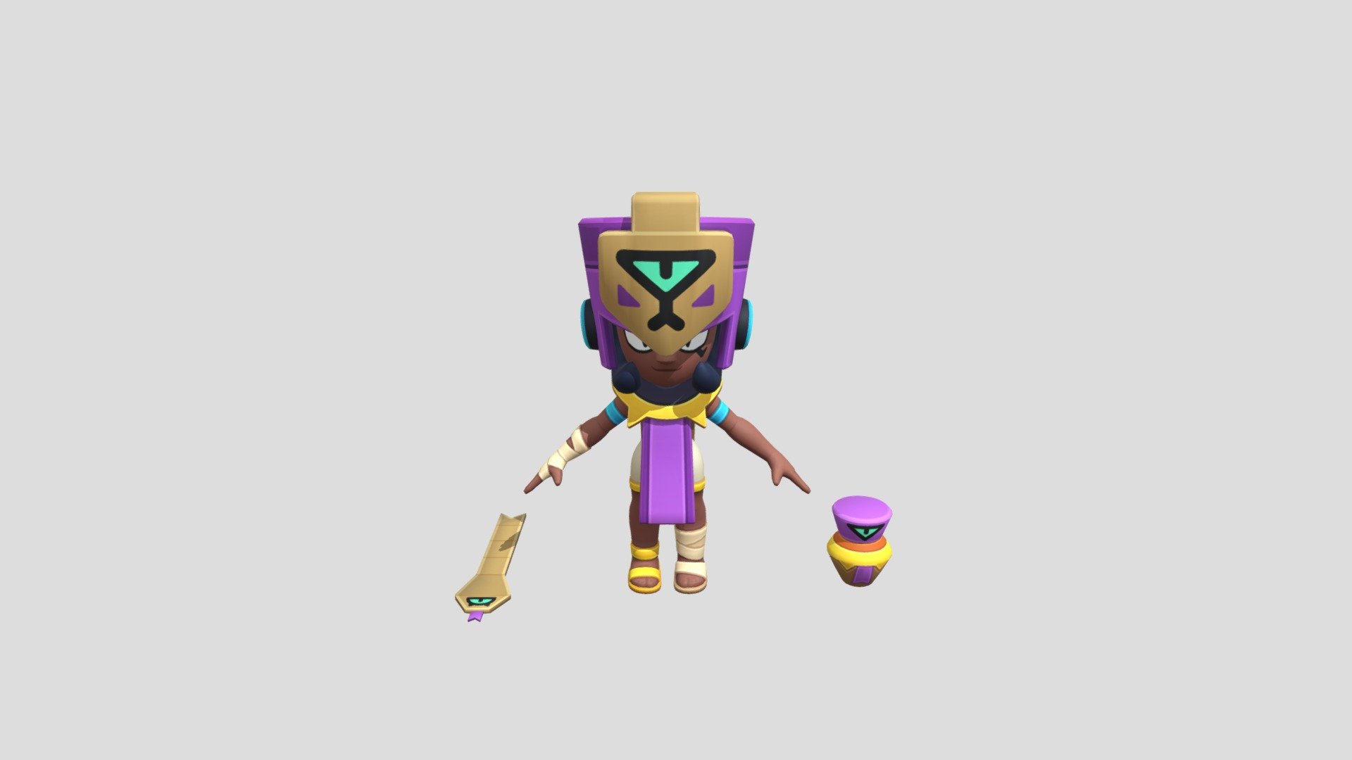 Najia (brawl stars) - Download Free 3D model by Penny244 ...