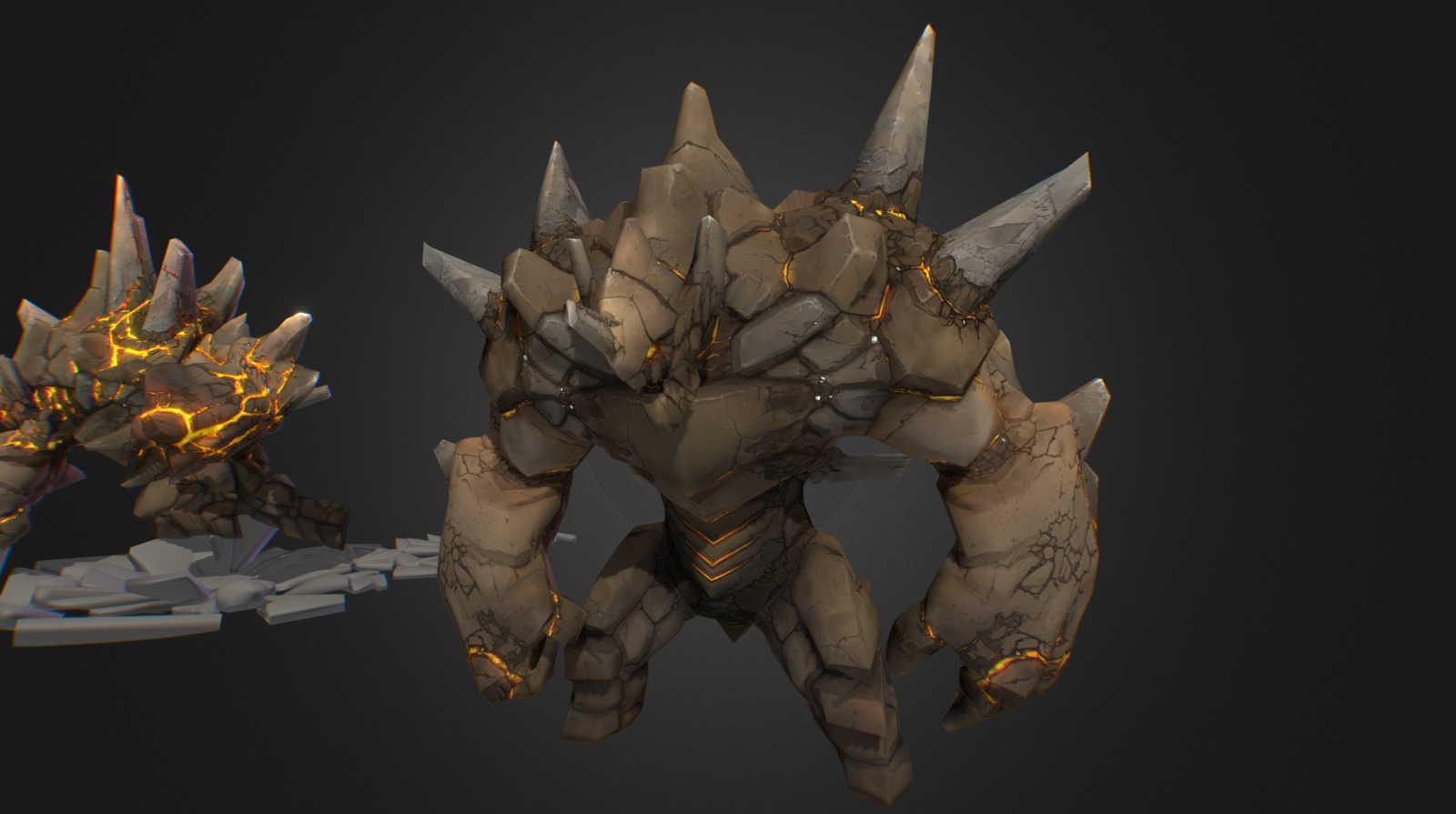 Malphite Action Set - 3D model by Trik [a09db5c] - Sketchfab