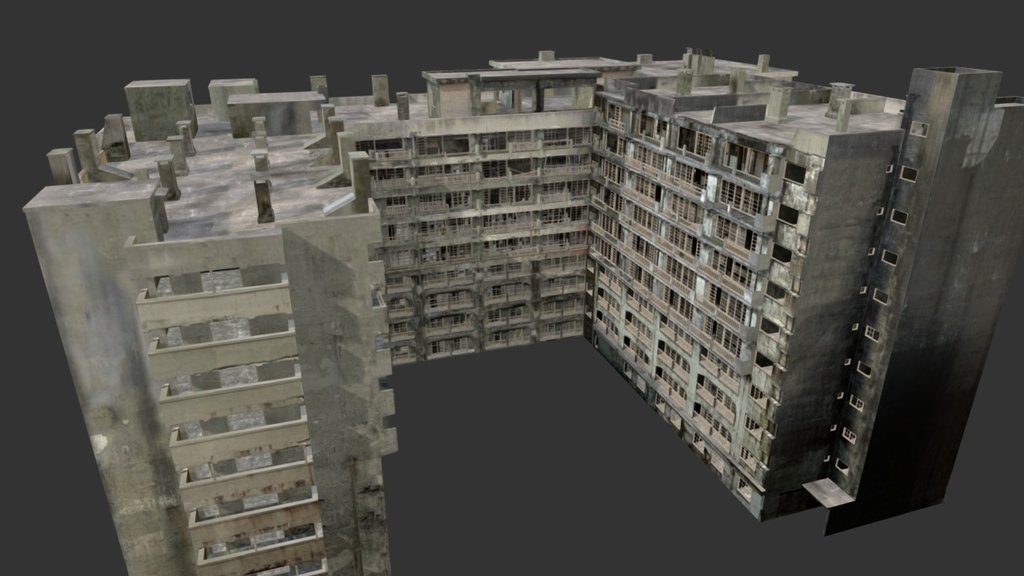 Hashima 65 - 3D model by E-Factory (@eno1963) [a09e4fe] - Sketchfab