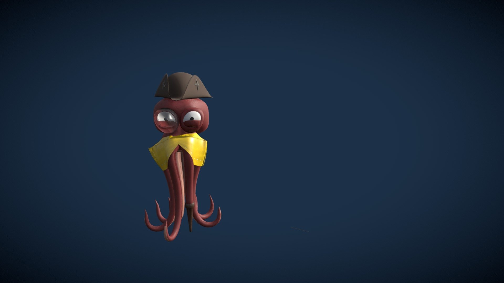 3D CUTE OCTOPUS - 3D model by Alexander-Johnston [a09f520] - Sketchfab