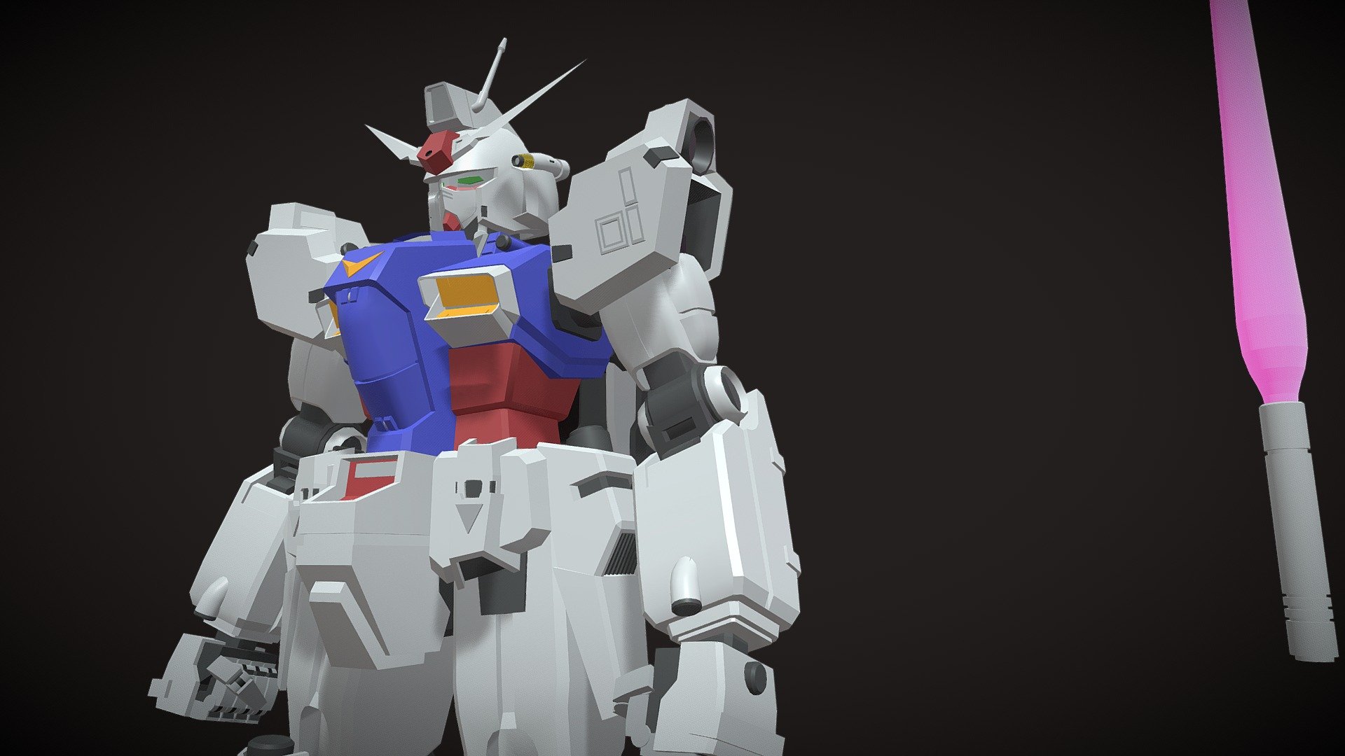 Gundam GP01- Unit 1 - 3D model by MikeOxlong (@mick199907) [a0a15b8 ...