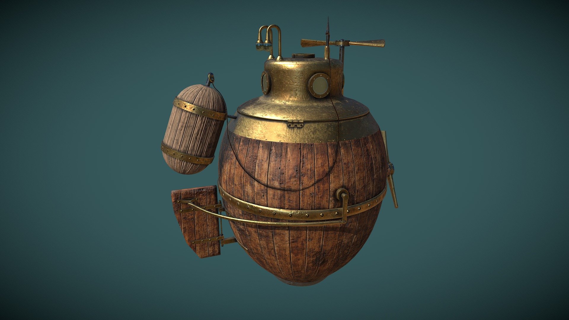Submarine Turtle - 3D model by Alexander Karchik (@akarchik) [a0a2934 ...